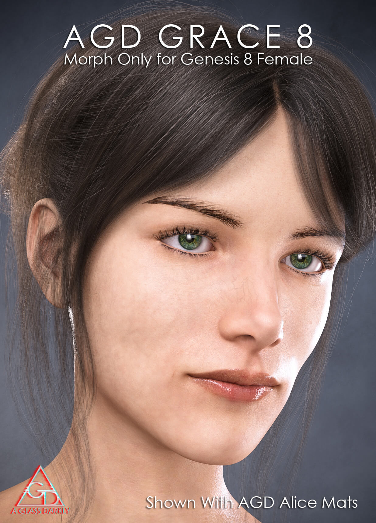 AGD Grace Character Morph for G8F - Free Daz Content by aglassdarkly