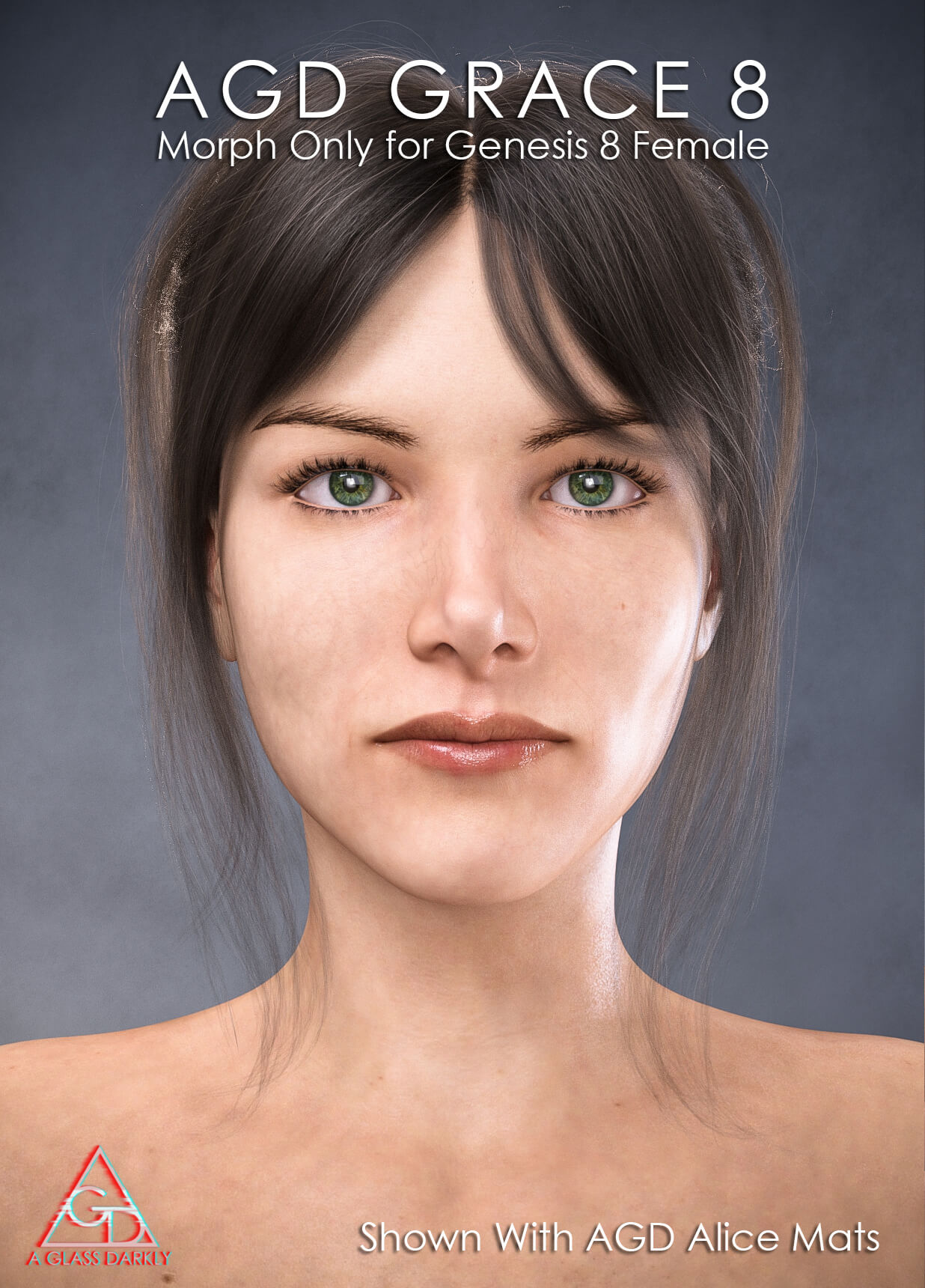 AGD Grace Character Morph for G8F - Free Daz Content by aglassdarkly
