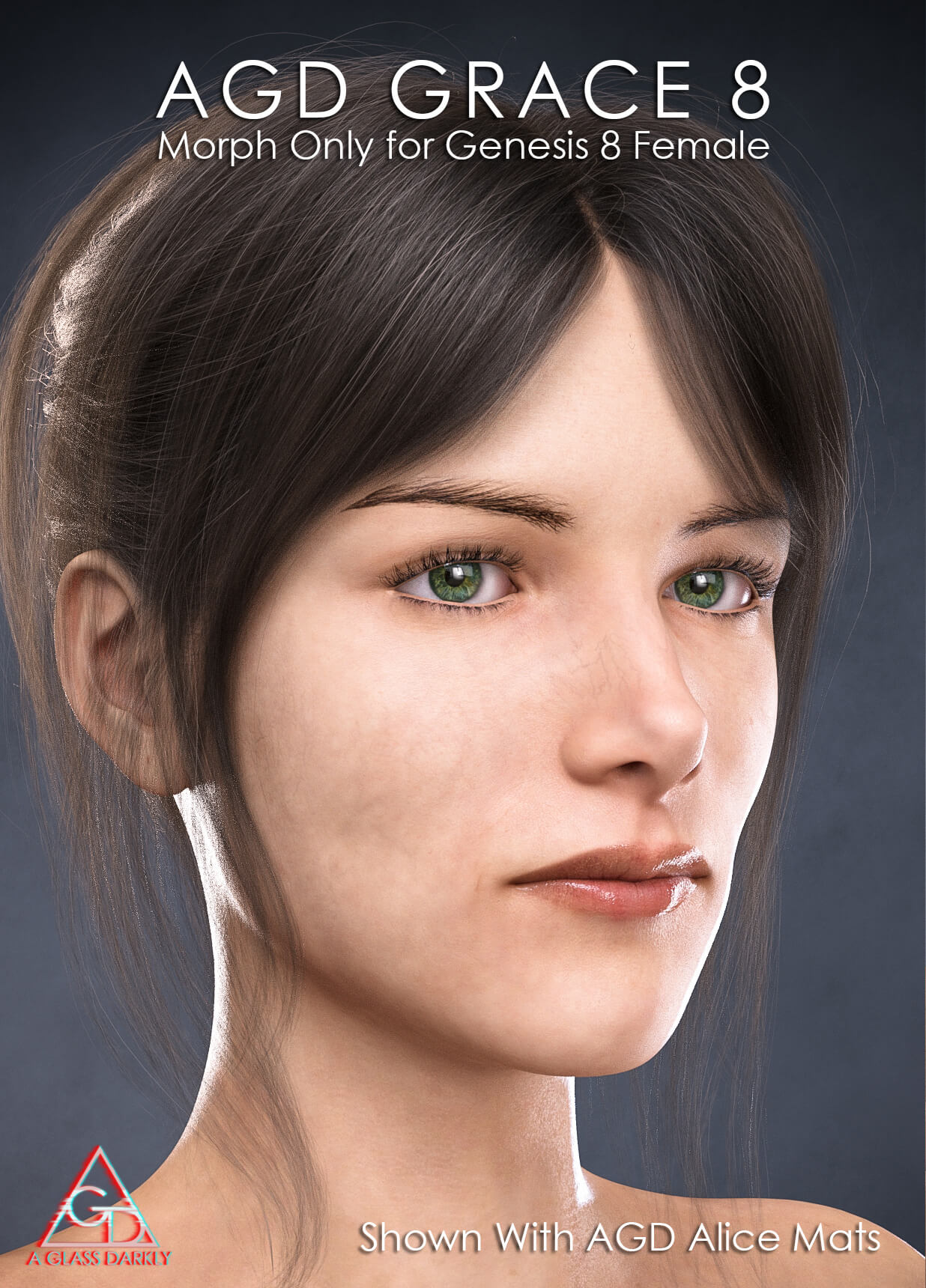 AGD Grace Character Morph for G8F - Free Daz Content by aglassdarkly