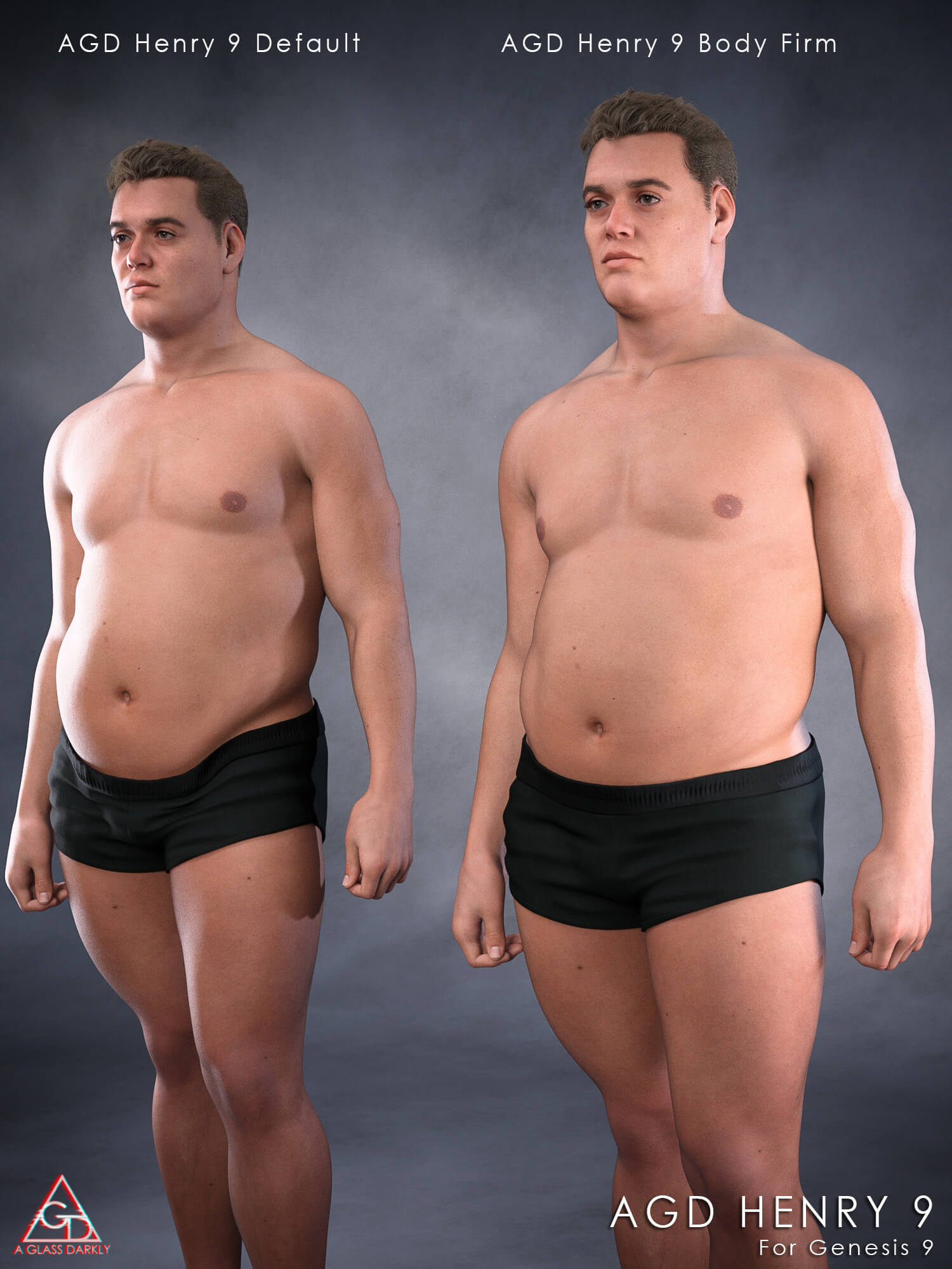 AGD Henry 9 for Genesis 9 - Daz Content by aglassdarkly