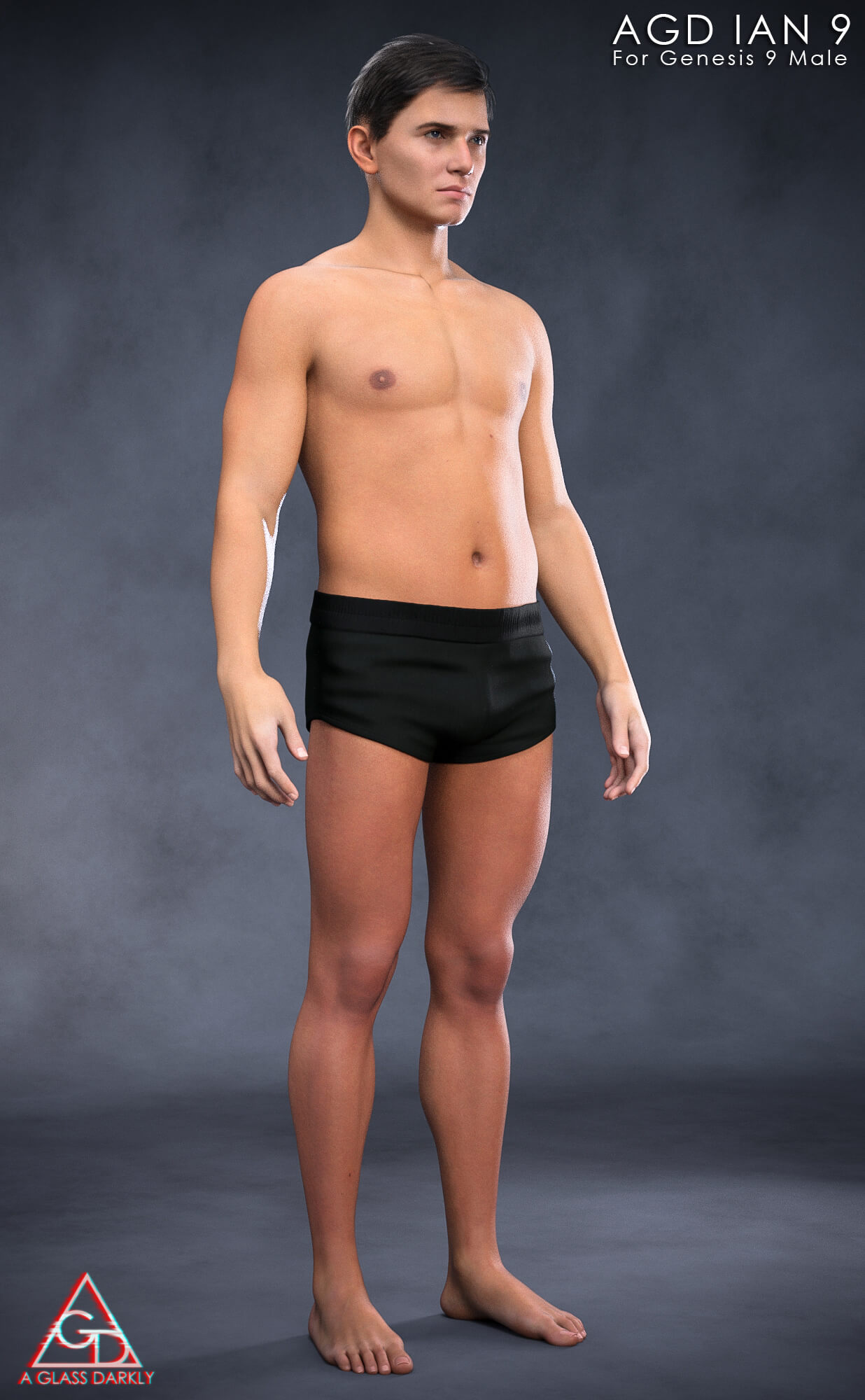 AGD Ian 9 for Genesis 9 Male - Daz Content by aglassdarkly