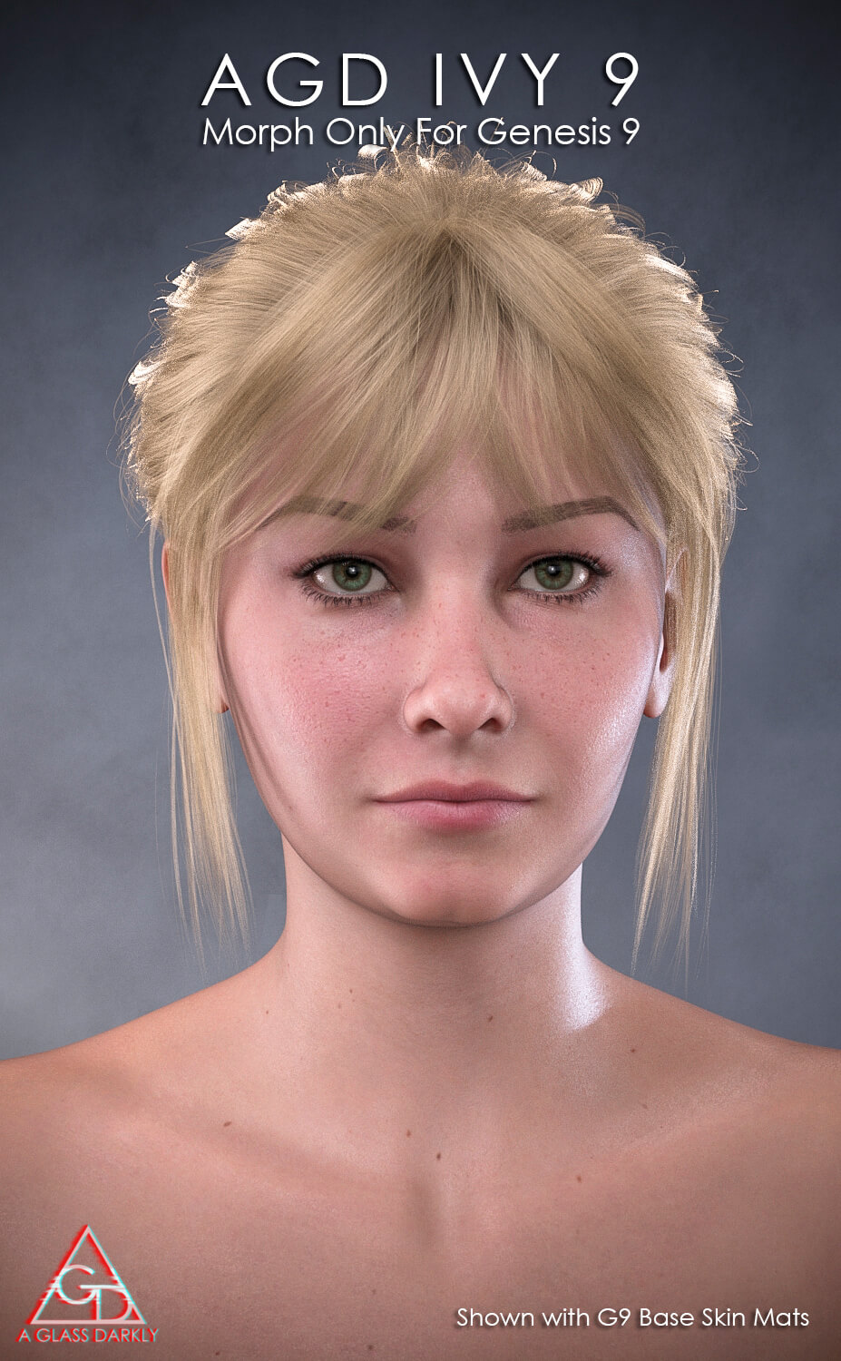 AGD Ivy Character Morph for Genesis 9 - Daz Content by aglassdarkly