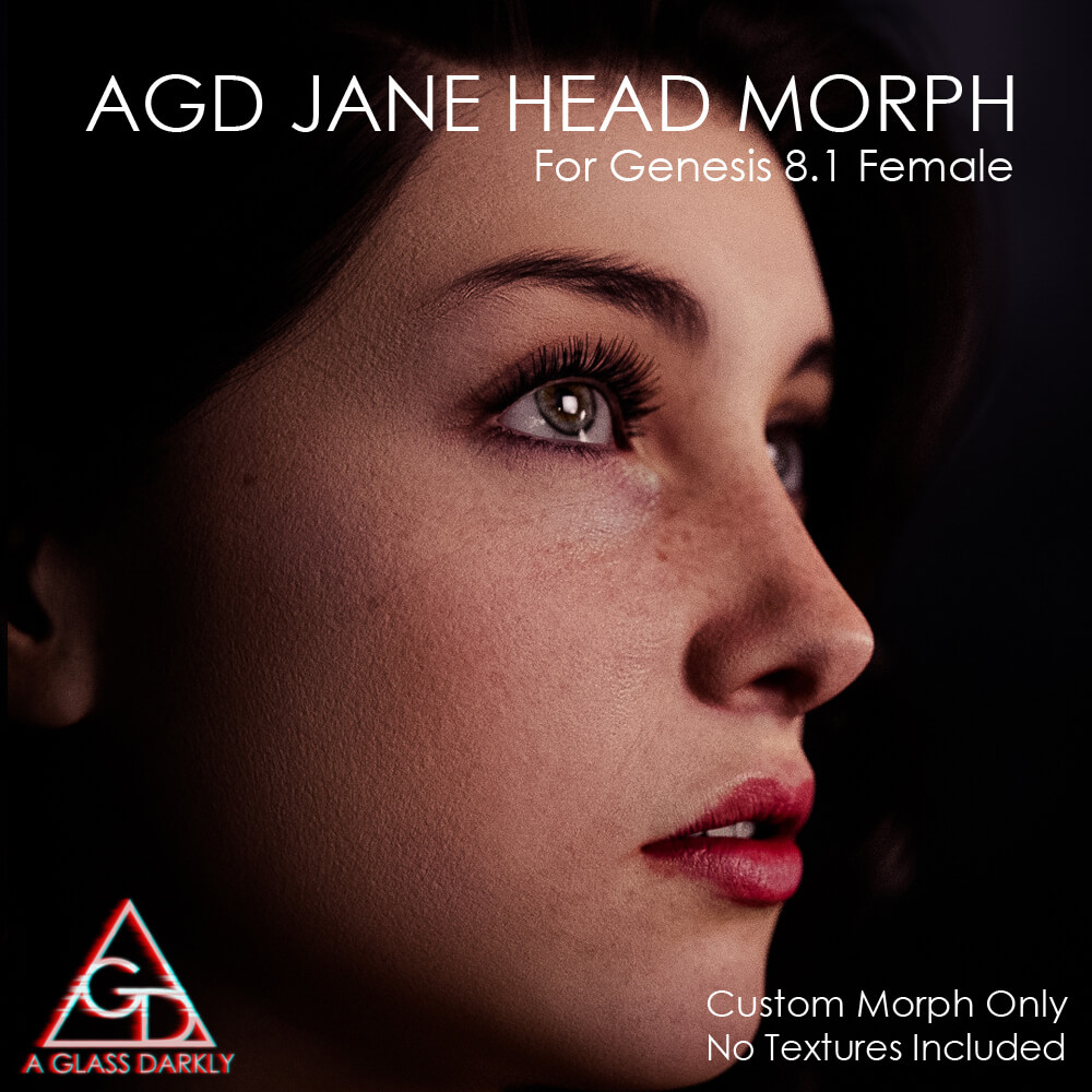 AGD Jane Head Morph for G8.1F - Free Daz Content by aglassdarkly