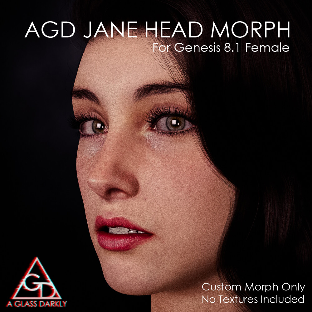 AGD Jane Head Morph for G8.1F - Free Daz Content by aglassdarkly