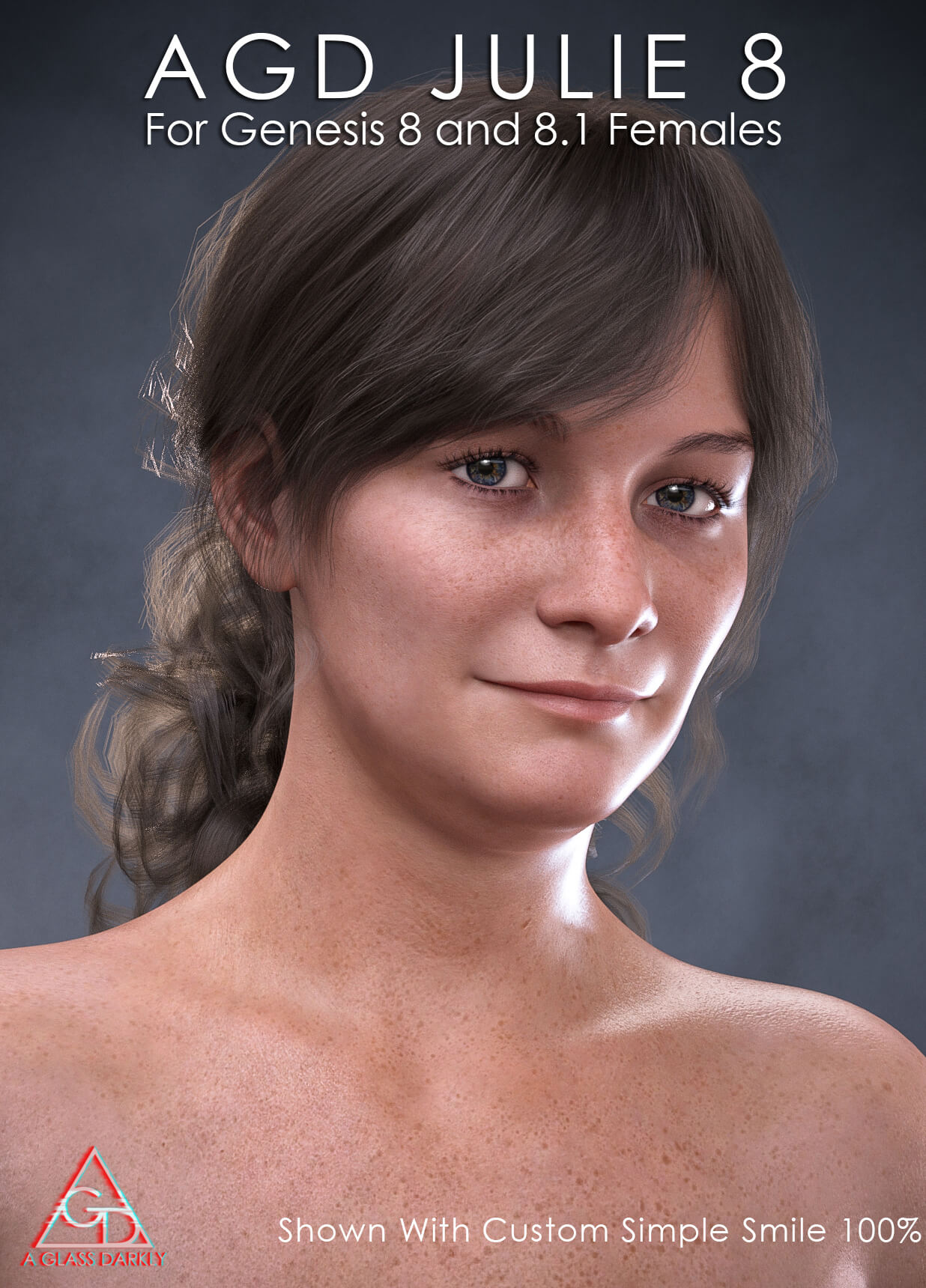 AGD Julie 8 With Custom Smiles for G8/8.1F - Daz Content by aglassdarkly