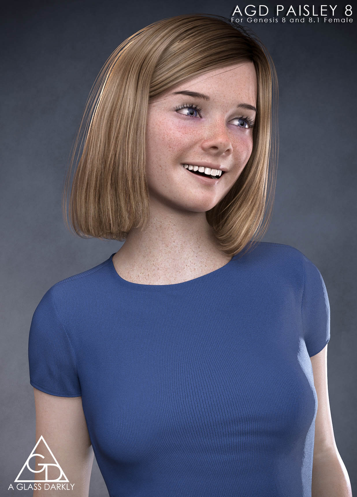 AGD Paisley Teen and Adult for G8/8.1F - Daz Content by aglassdarkly