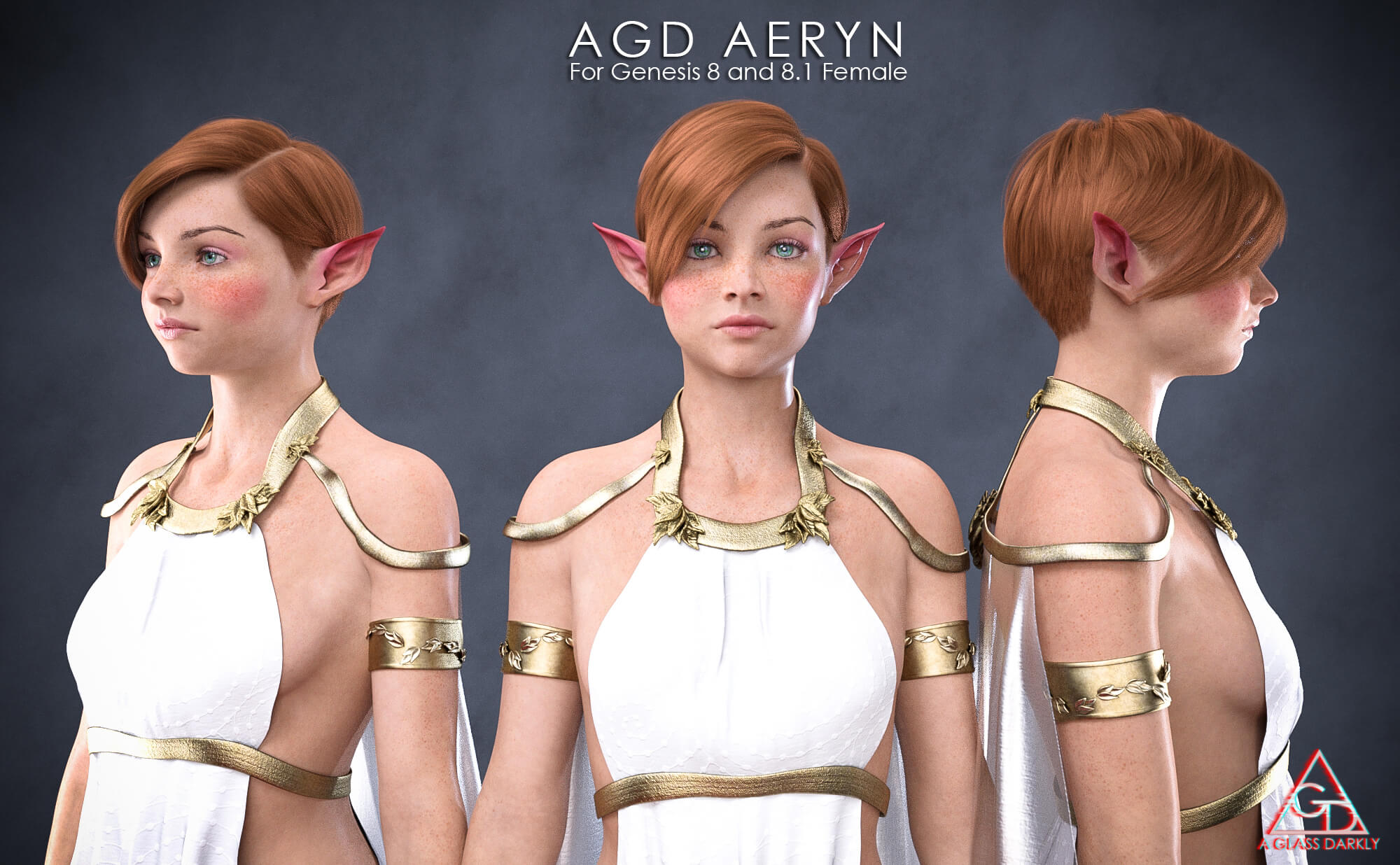 AGD Aeryn 8 with Elf Presets 3D Render by aglassdarkly