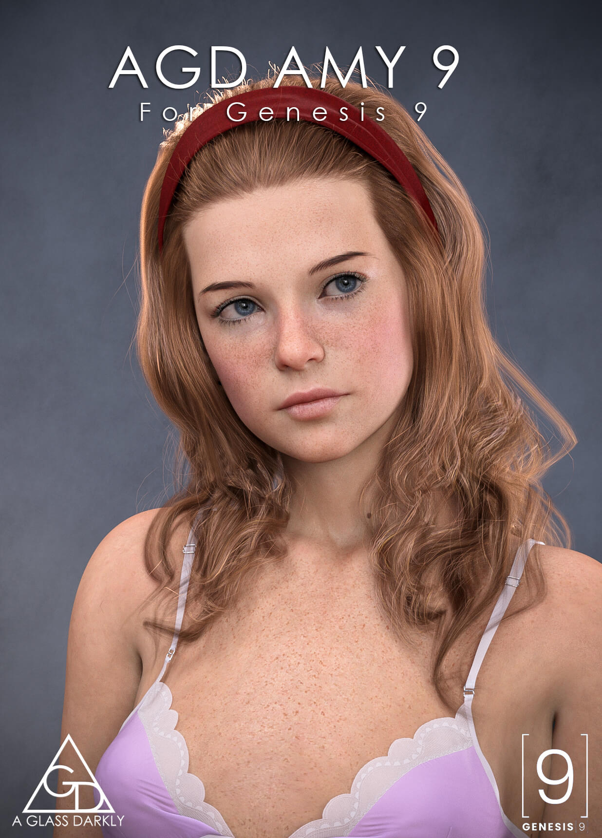 AGD Amy 9 Promo 2 3D Render, Digital Art by aglassdarkly