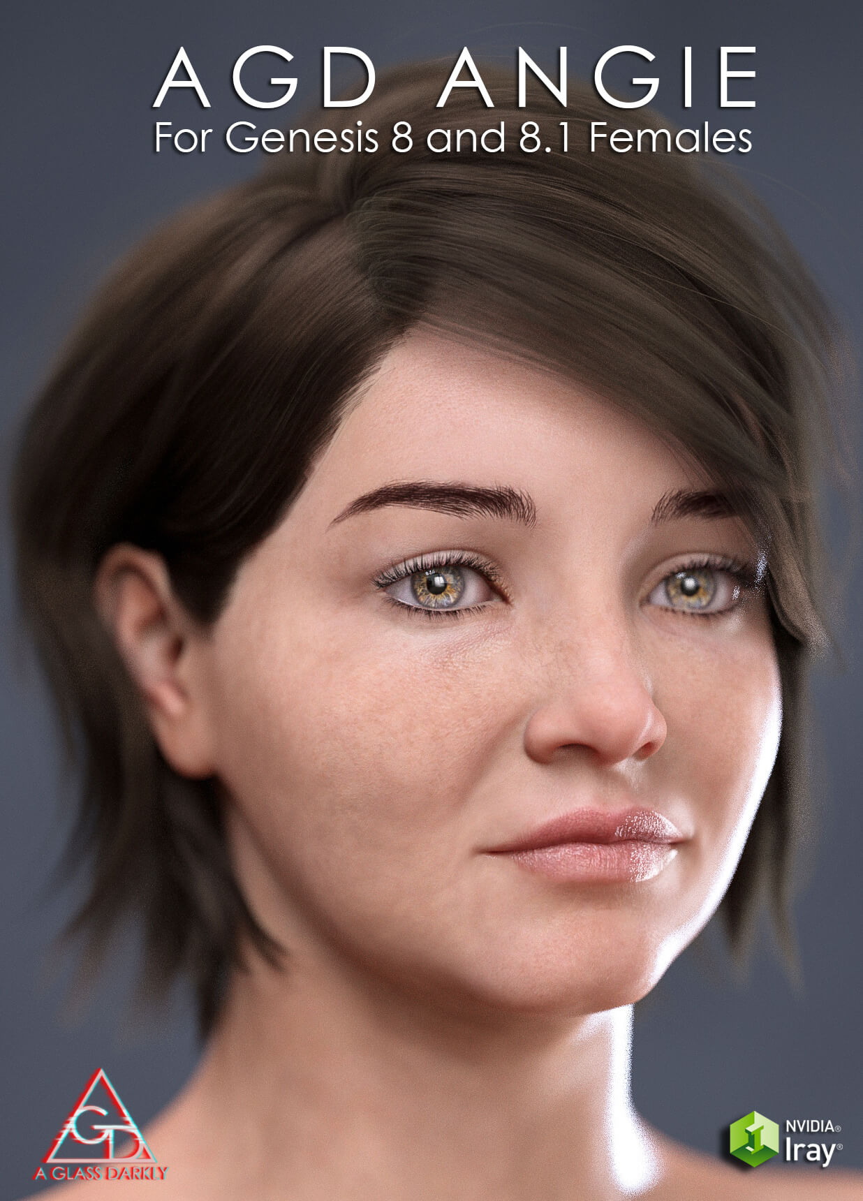 AGD Angie 8 Cover 3D Render, Digital Art by aglassdarkly