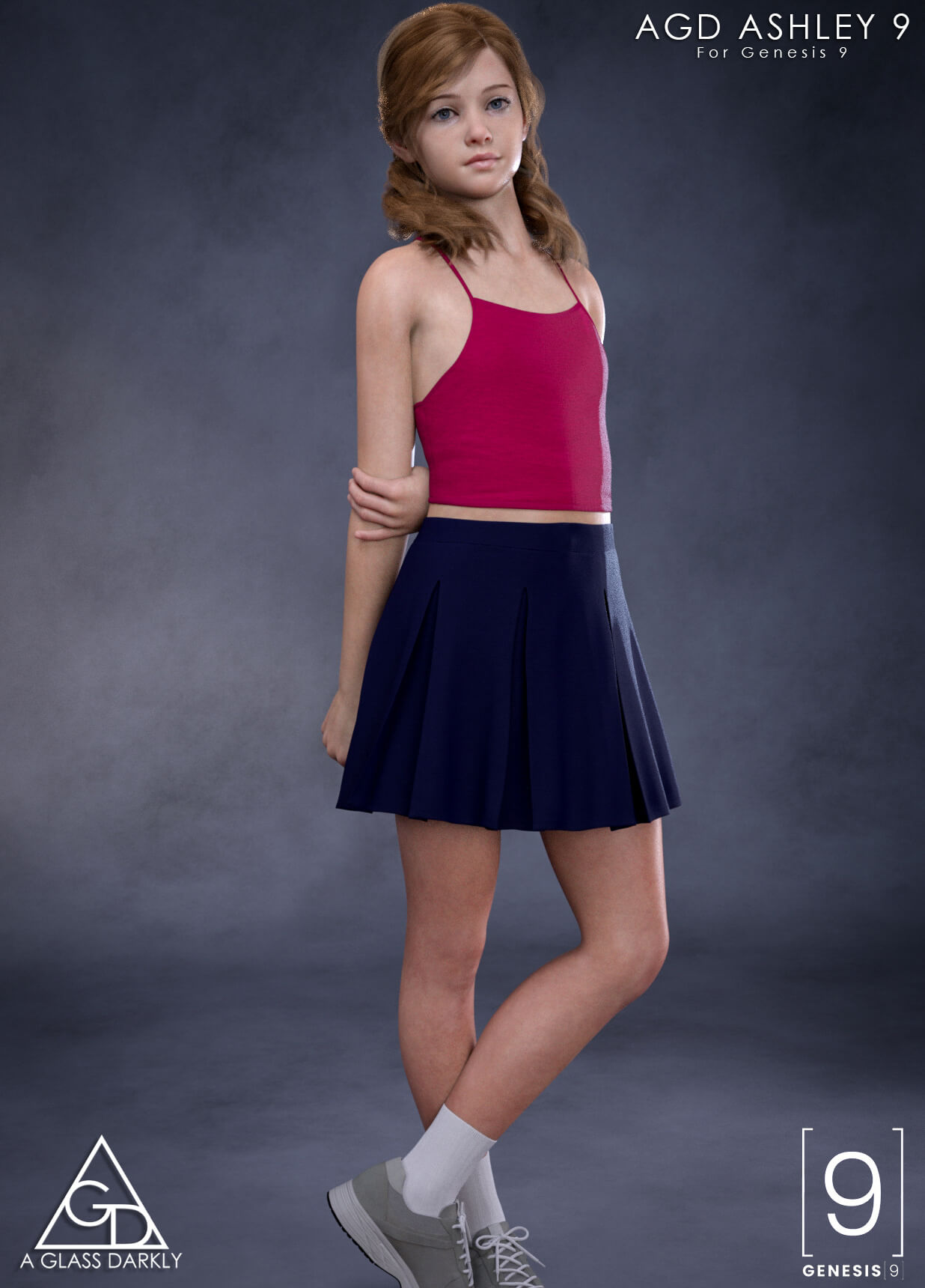 AGD Ashley for G8 and G9 Promo 6 3D Render by aglassdarkly