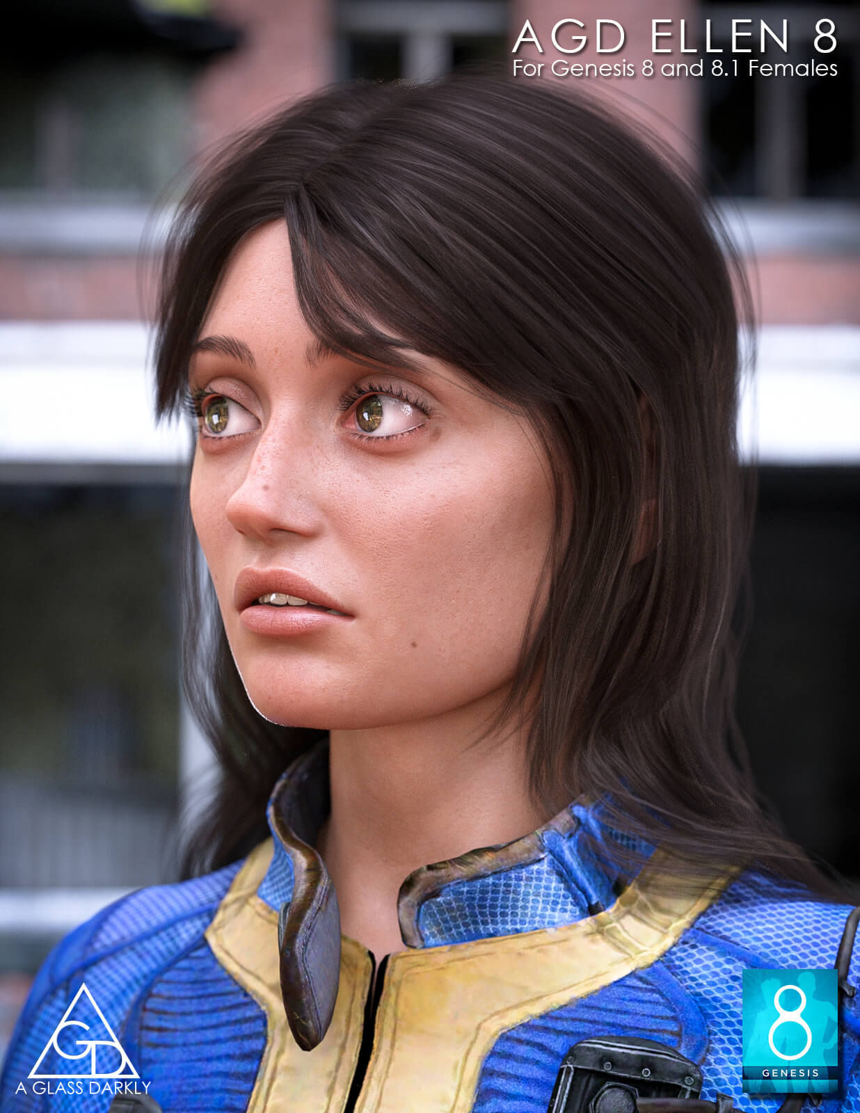 AGD Ellen 8 Promo 3D Render, Digital Art by aglassdarkly