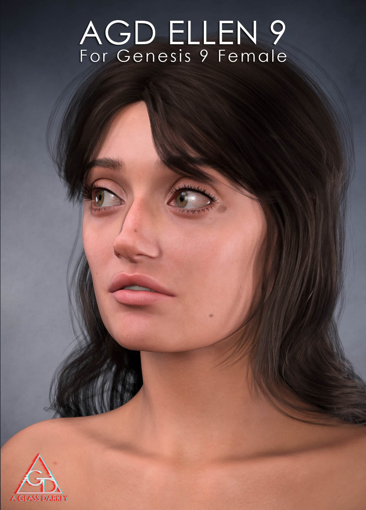 AGD Ellen 9 Cover 1 3D Render, Digital Art by aglassdarkly