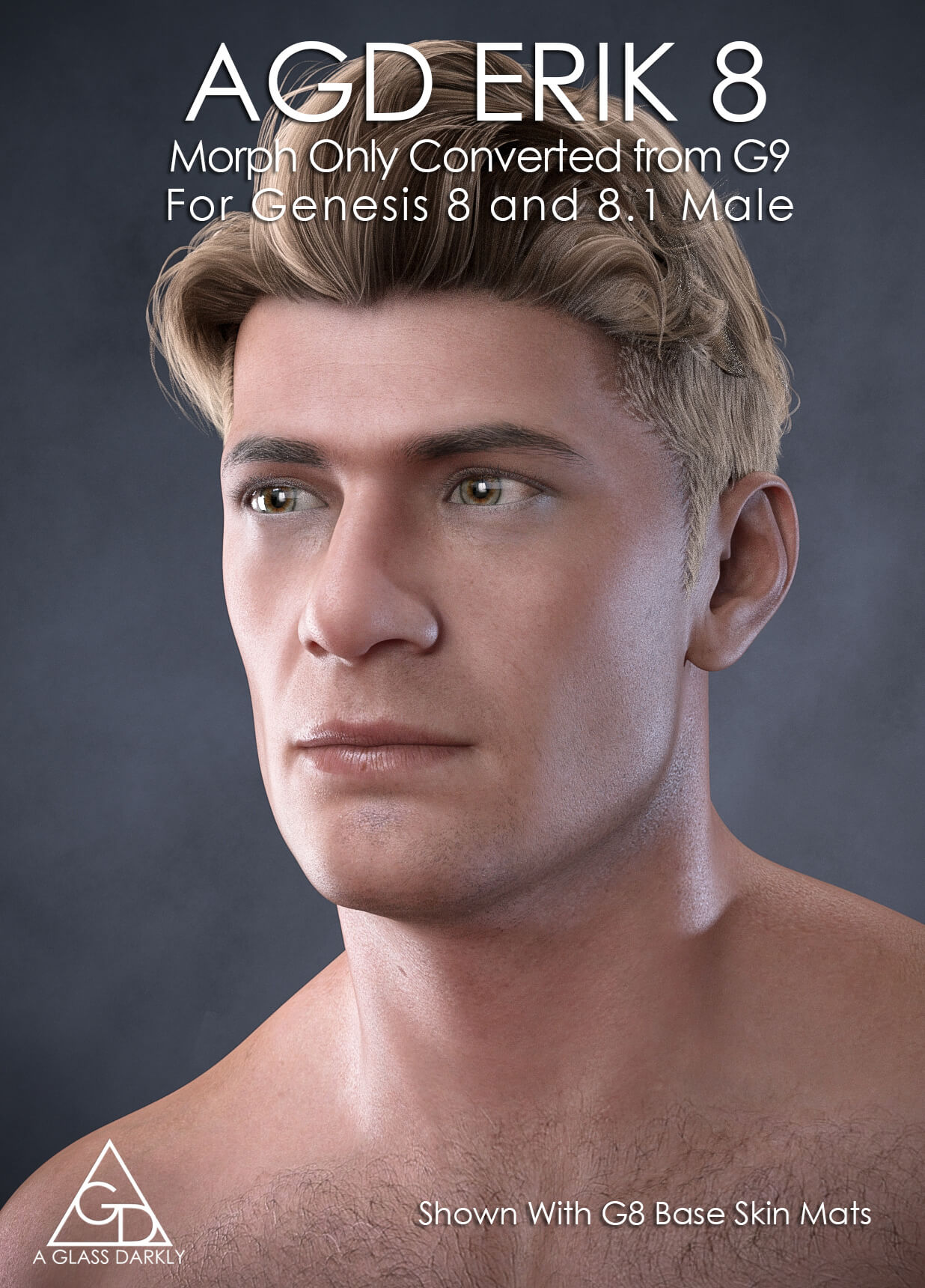 AGD Erik 8 Morph Only 3D Render, Digital Art by aglassdarkly