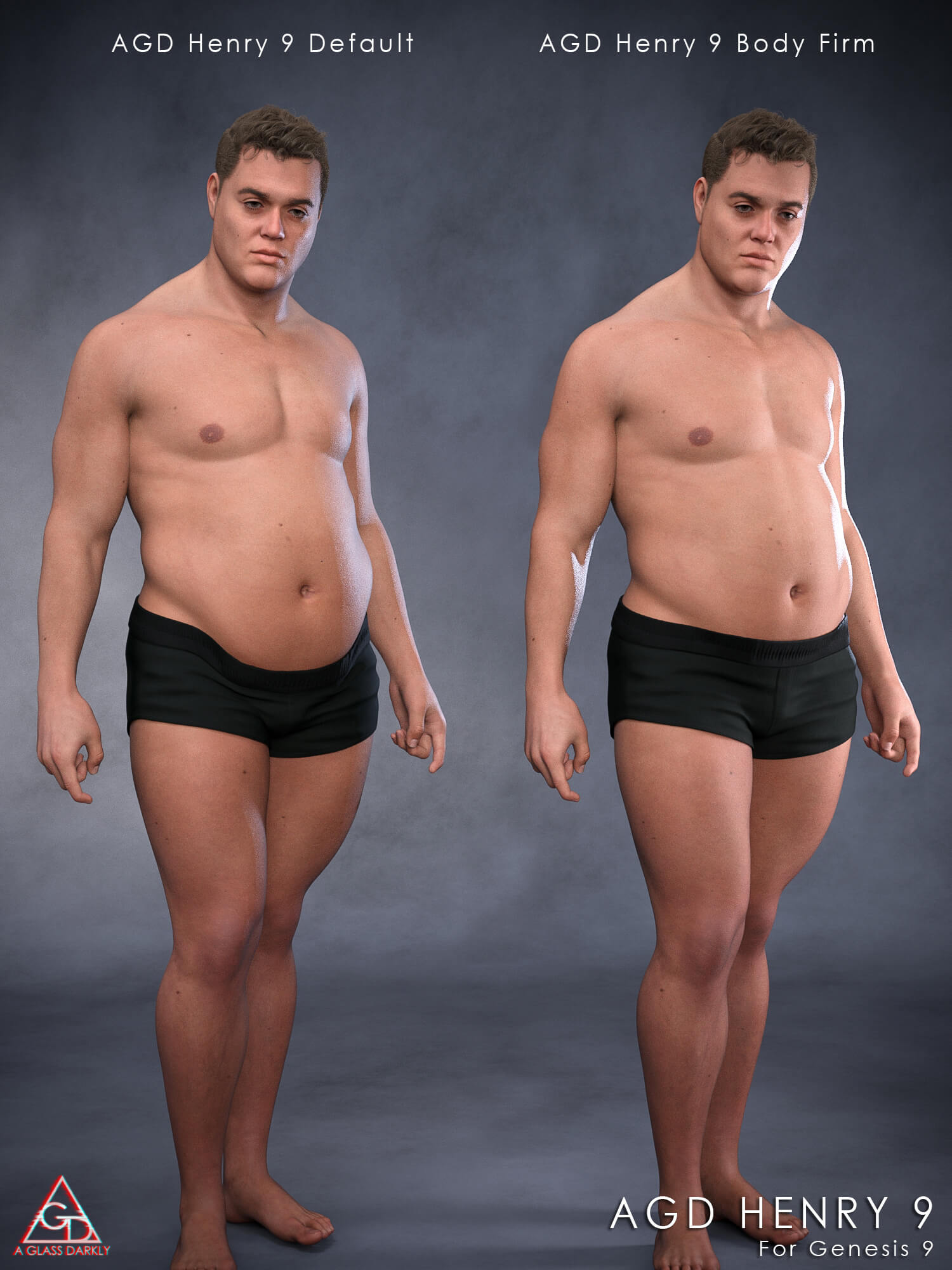 AGD Henry 9 Promo 2 3D Render, Digital Art by aglassdarkly