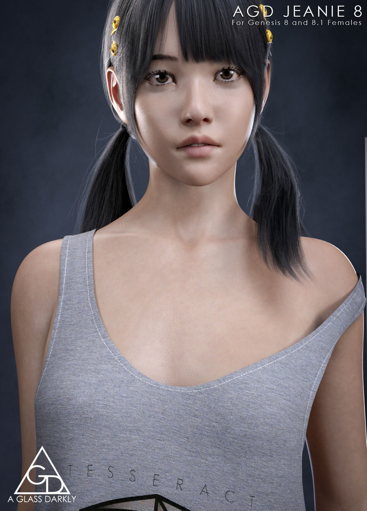 AGD Jeanie G88.1F Promo 5 3D Render, Digital Art by aglassdarkly