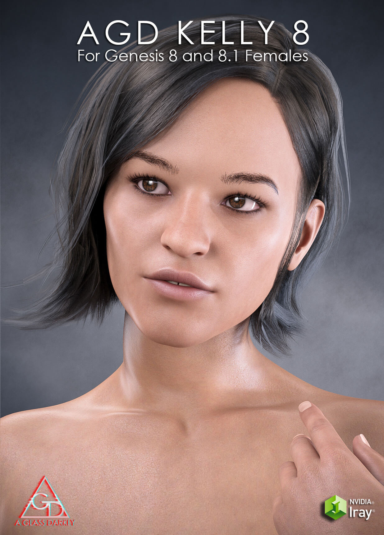 AGD Kelly 8 Cover 2 3D Render, Digital Art by aglassdarkly