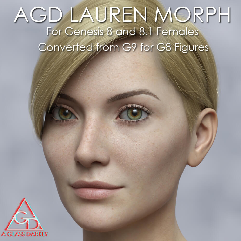 AGD Lauren 8 Morph Cover 3D Render, Digital Art by aglassdarkly