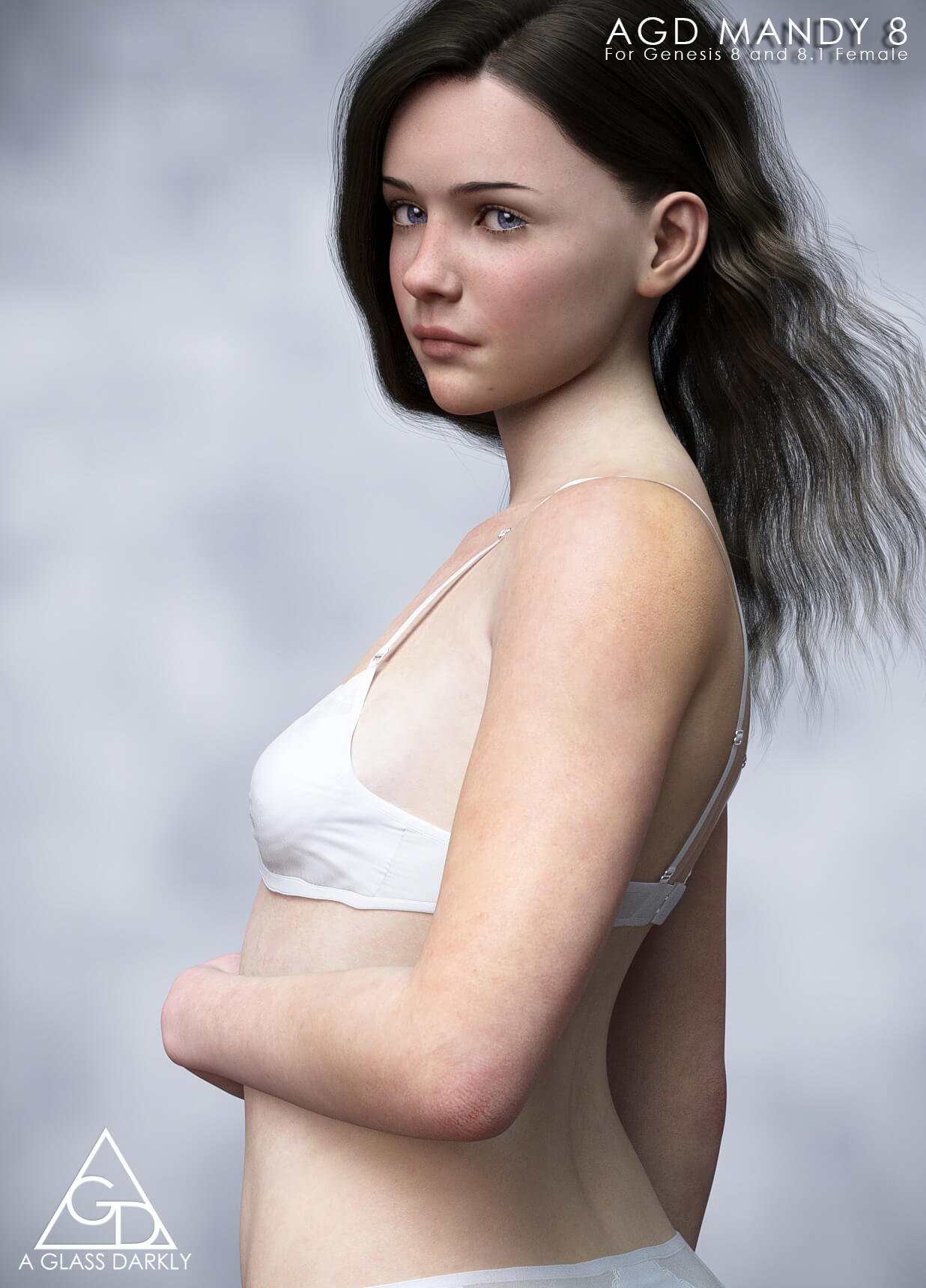 AGD Mandy 8 Promo 1 3D Render, Digital Art by aglassdarkly