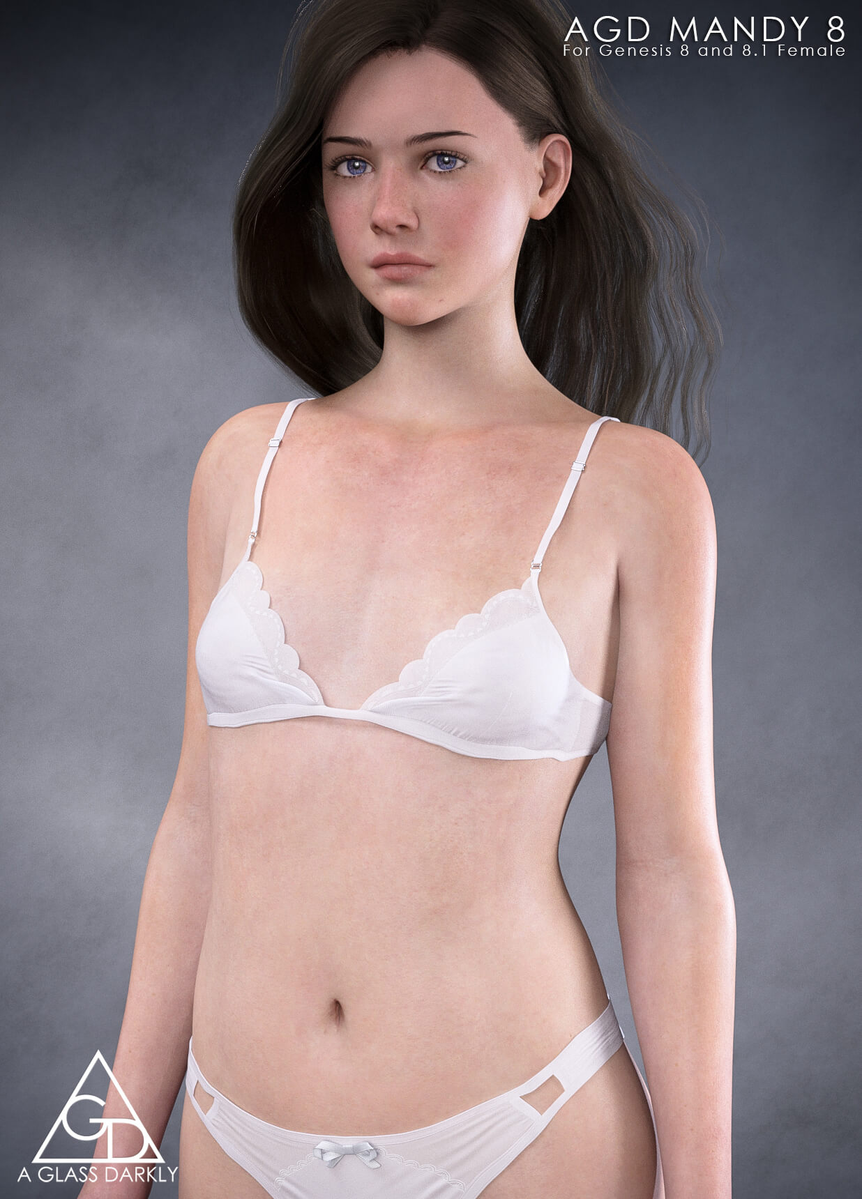 AGD Mandy 8 Promo 8 3D Render, Digital Art by aglassdarkly