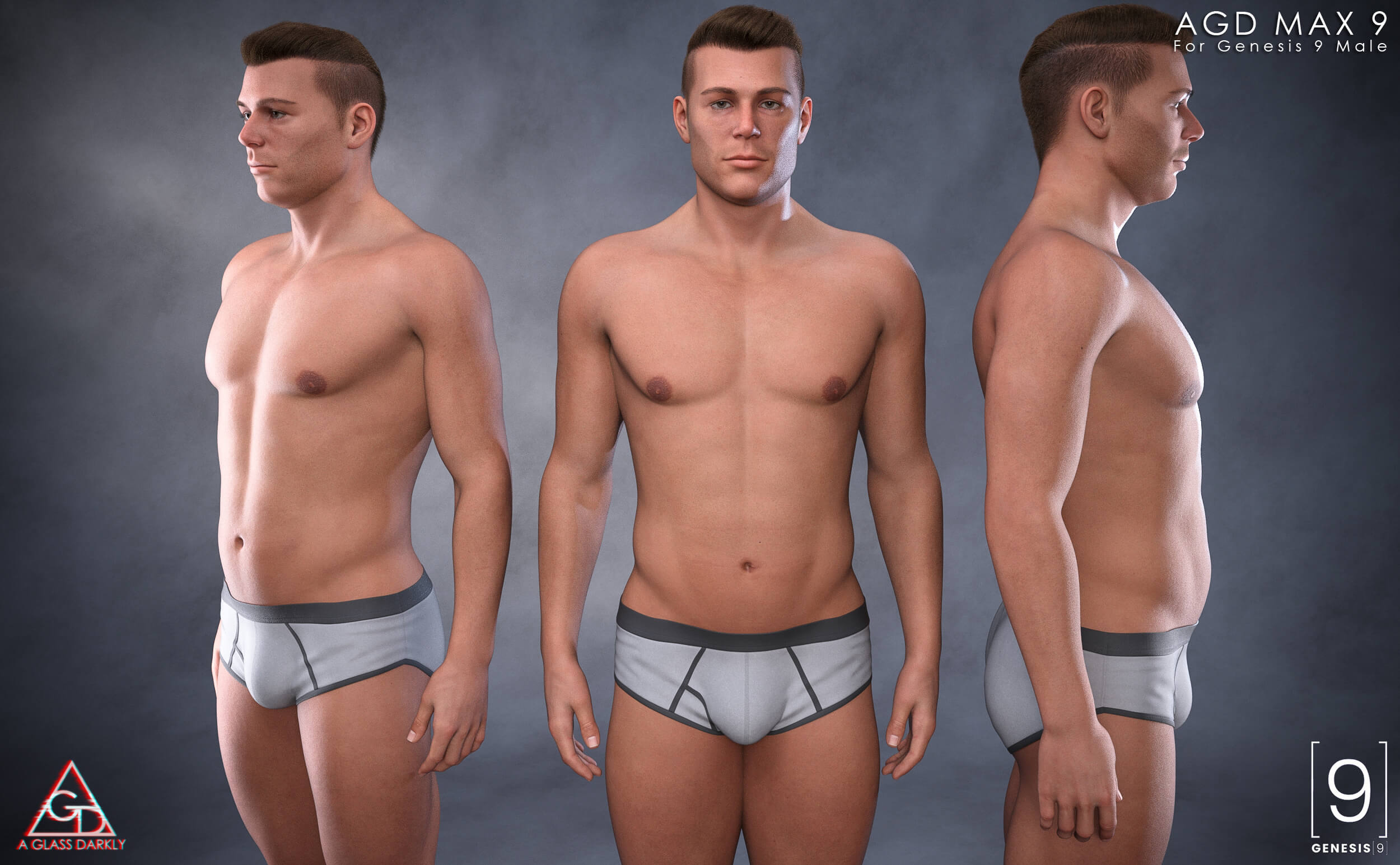 AGD Max 9 3x 3D Render, Digital Art by aglassdarkly