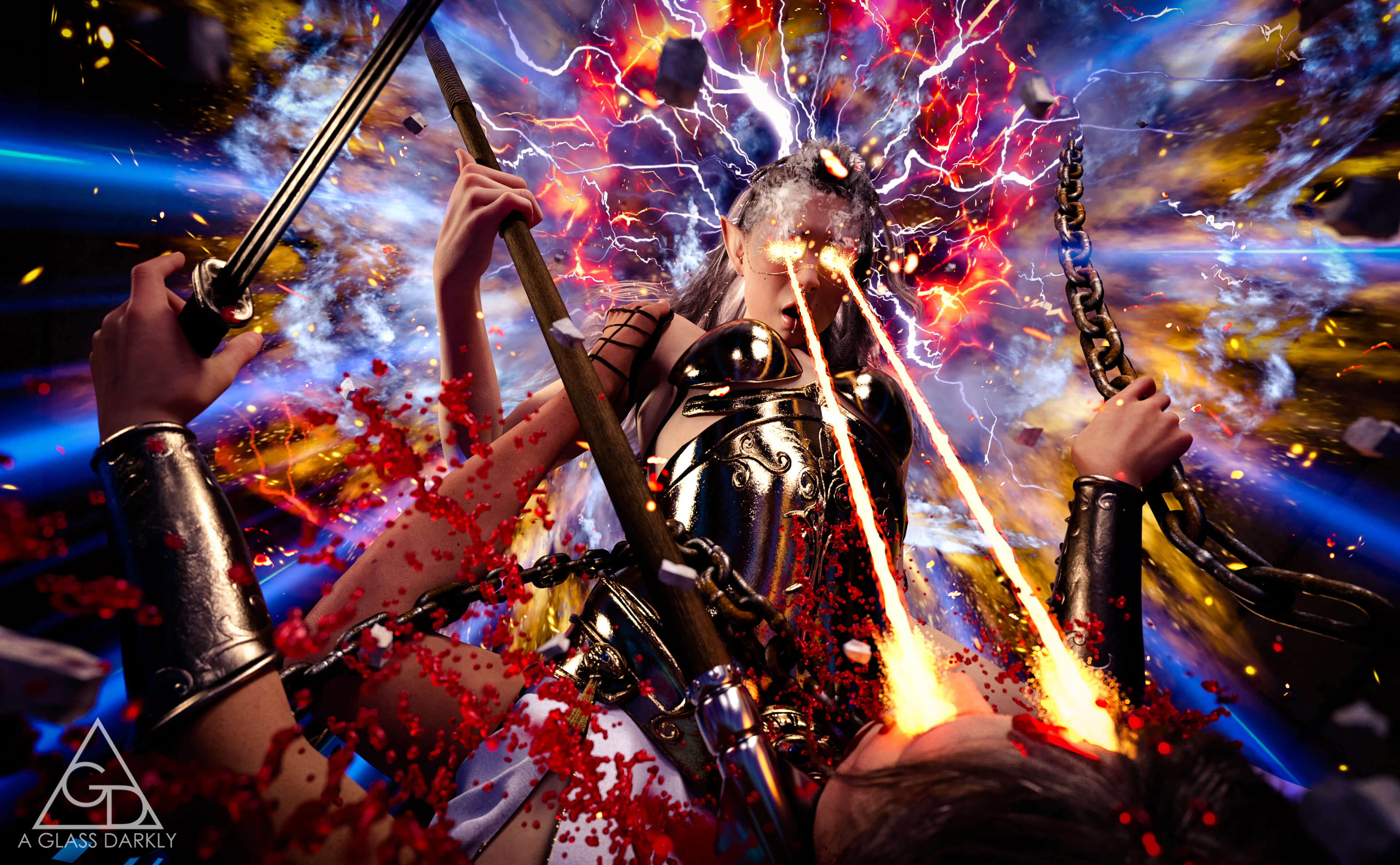 Speed, Surprise, and Violence of Action 3D Render by aglassdarkly