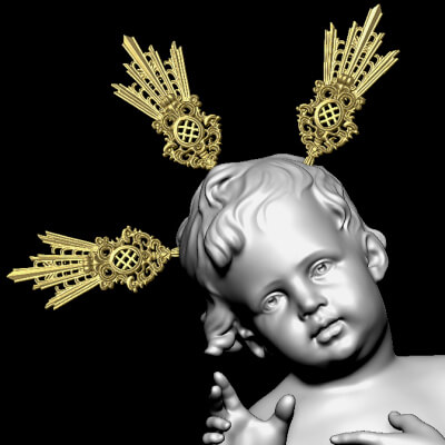 Baby Jesus 3D Print Model by agm3d