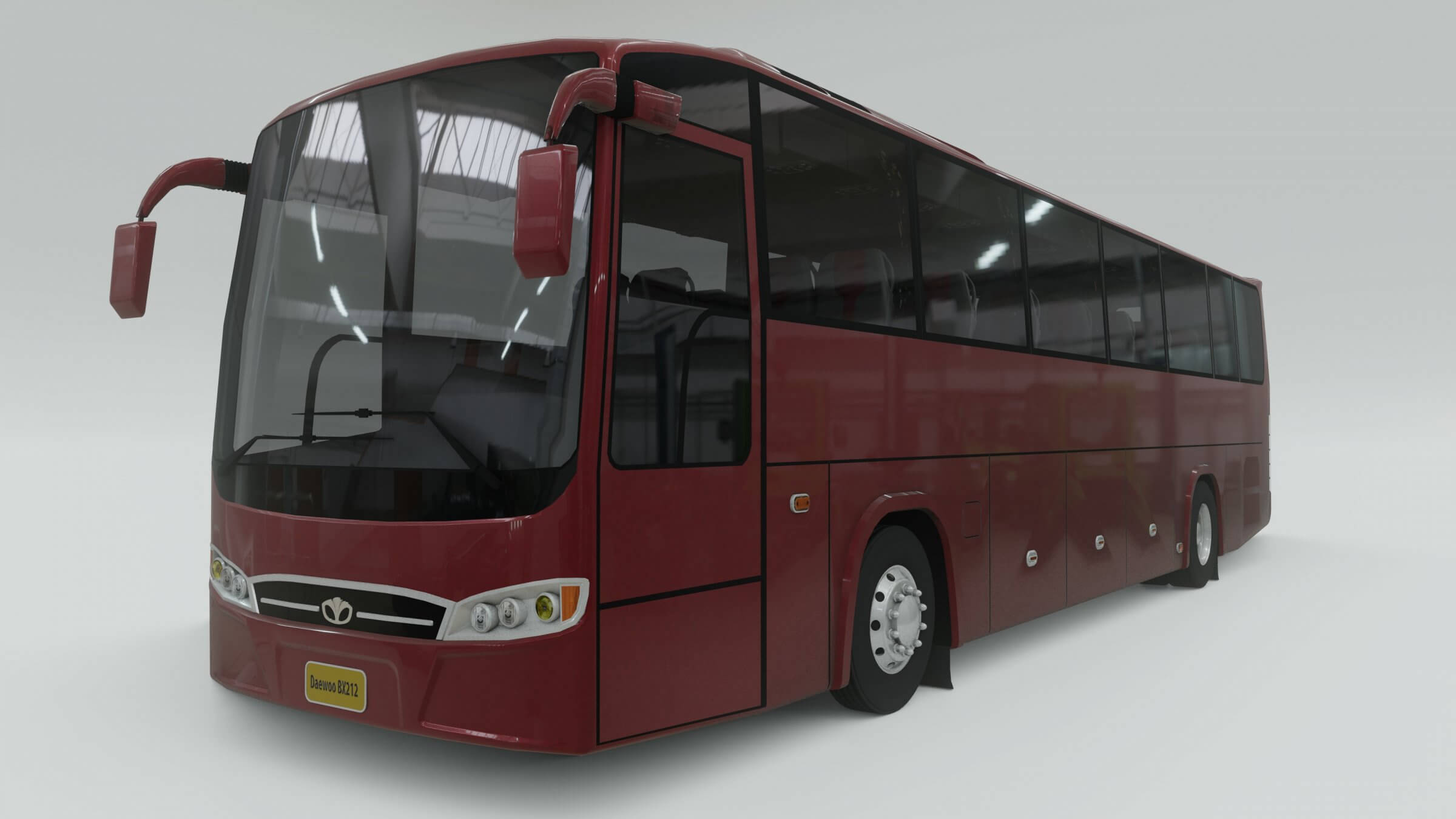 Bus Daewoo BX212 - 3D Model by Agungkuncoro