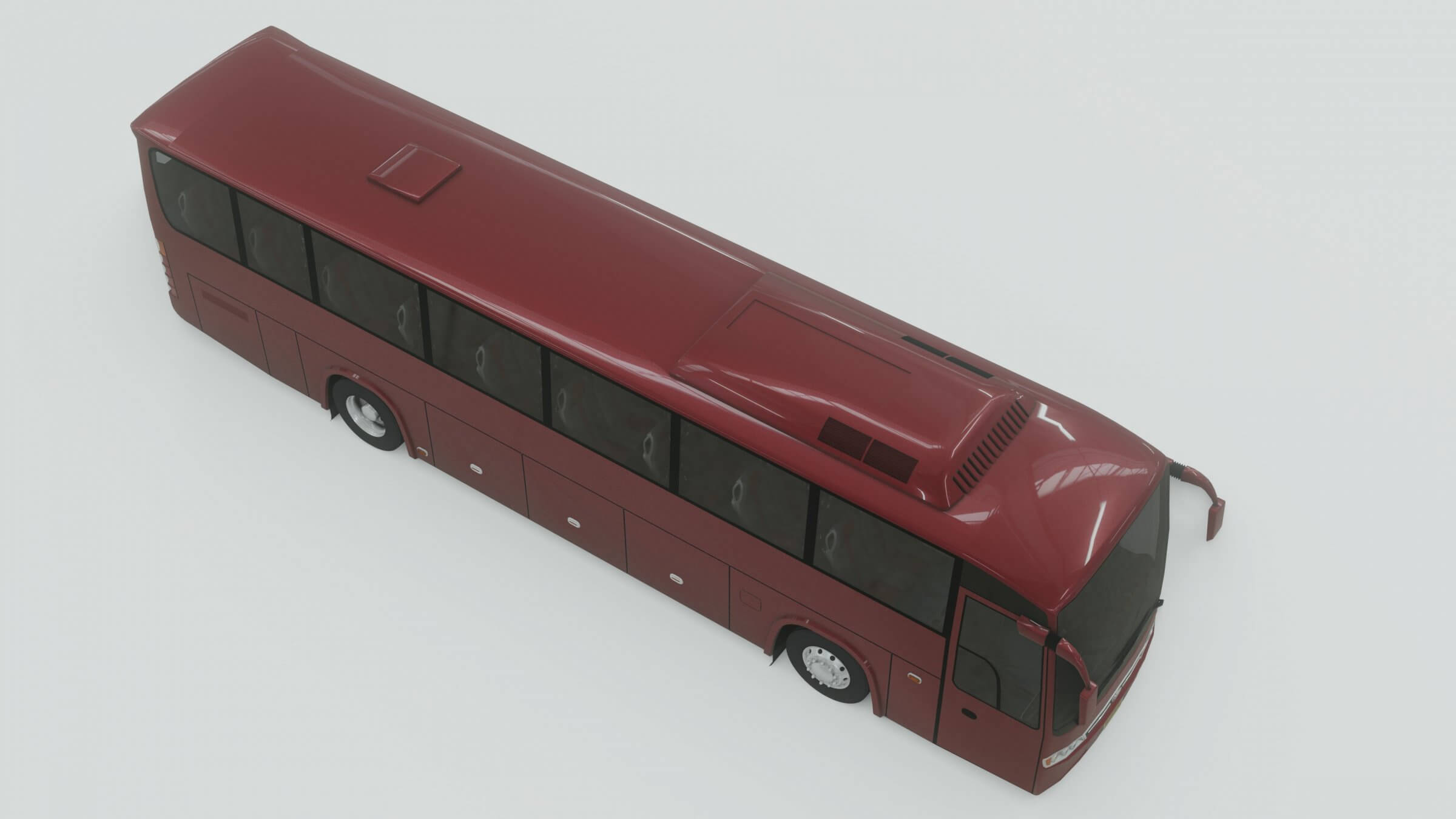 Bus Daewoo BX212 - 3D Model by Agungkuncoro
