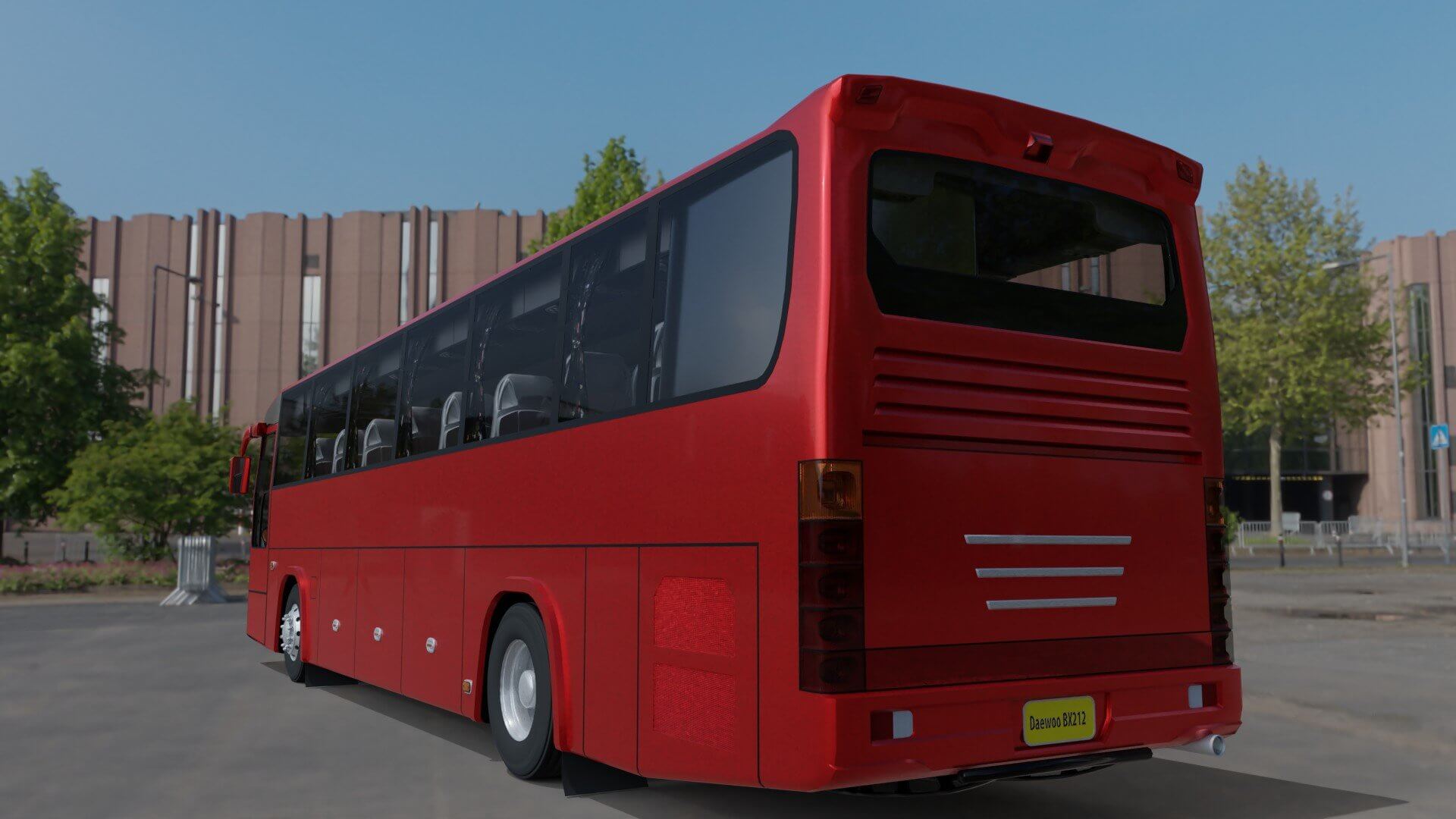 Bus Daewoo BX212 - 3D Model by Agungkuncoro