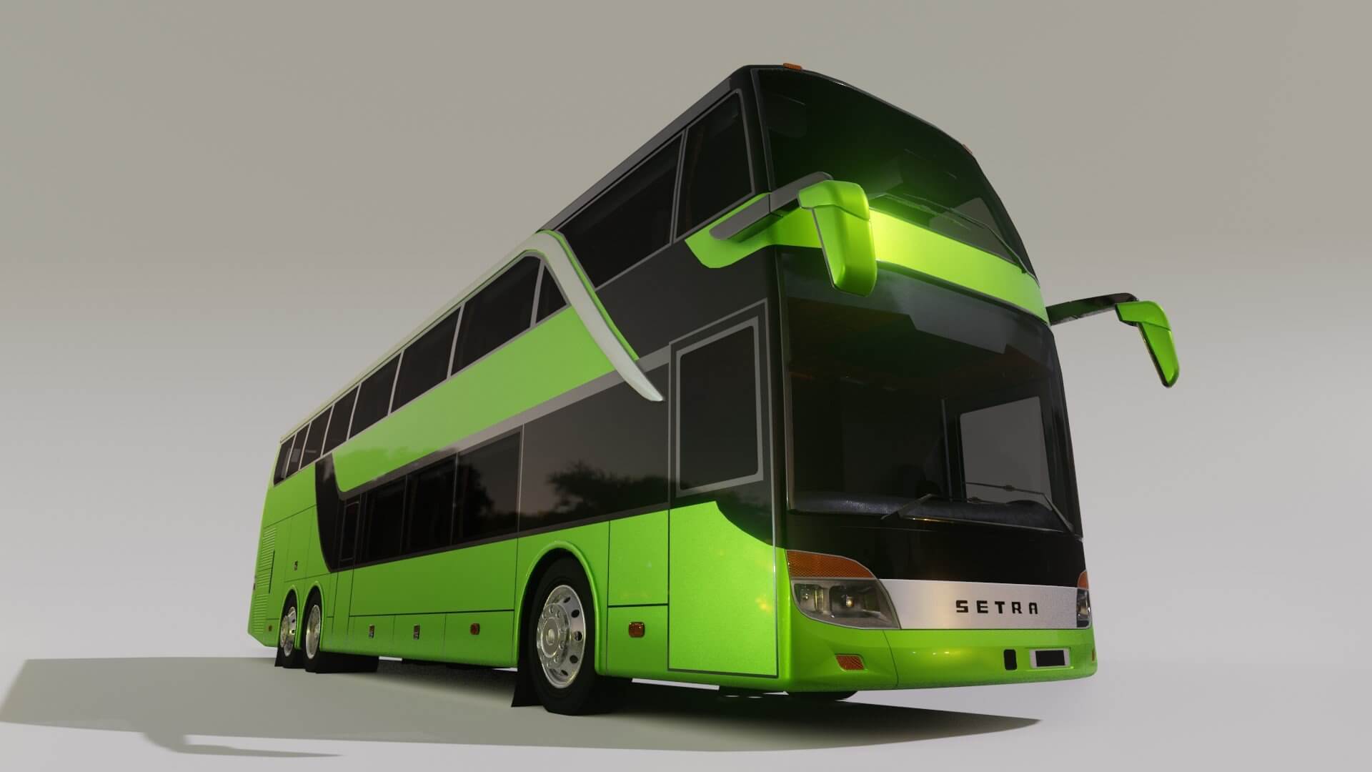 Bus Setra Topclass S 431 DT - 3D Model by Agungkuncoro