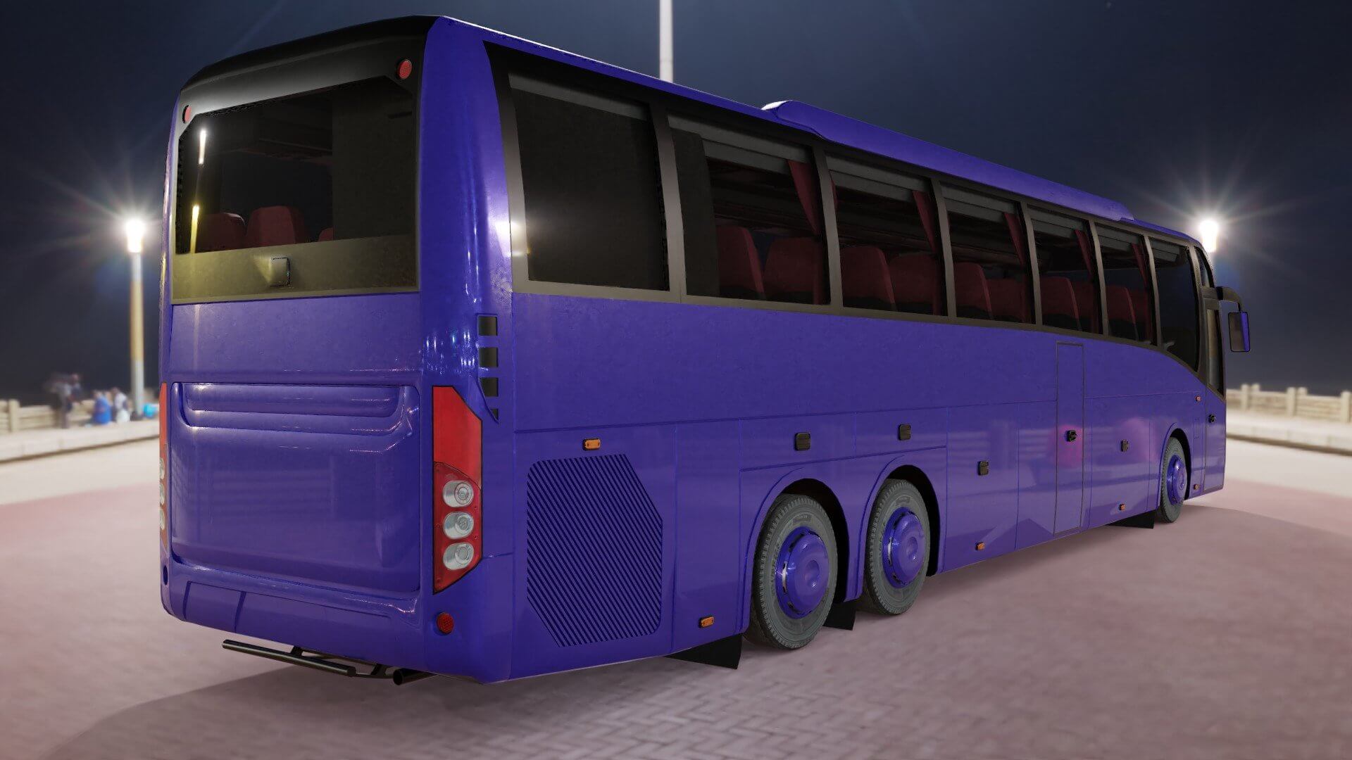 Bus Volvo 9800 - 3D Model by Agungkuncoro