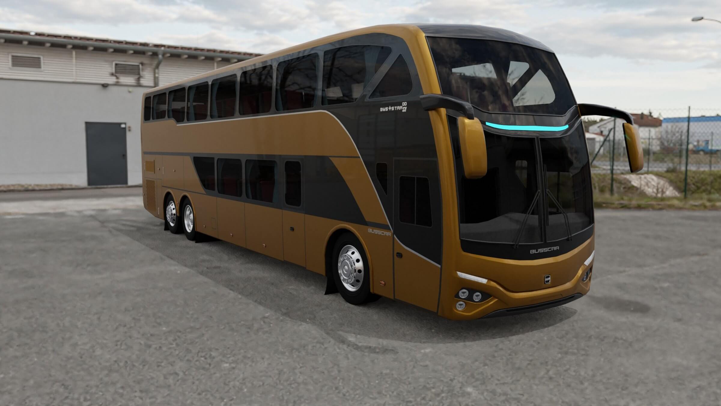 Busscar Busstar DD - 3D Model by Agungkuncoro