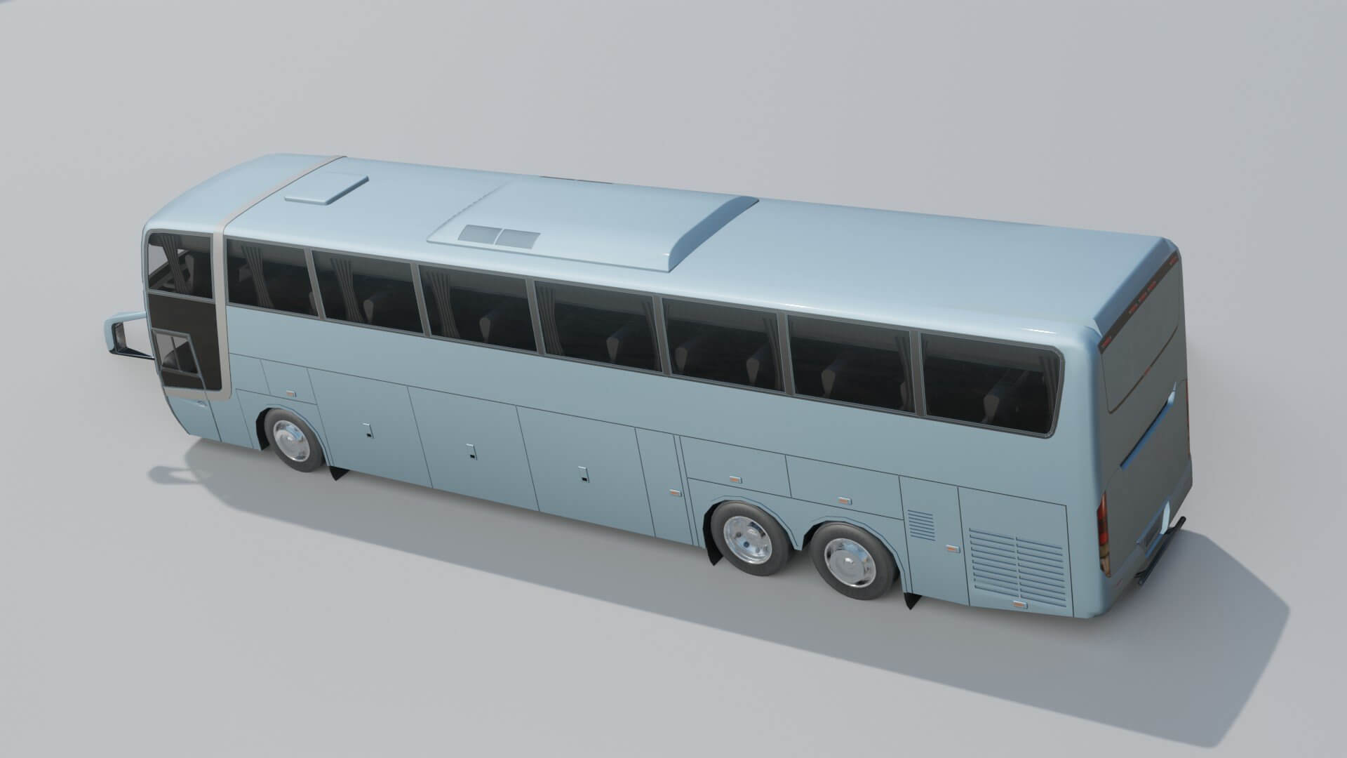 Busscar Jum Buss 400p - 3D Model by Agungkuncoro