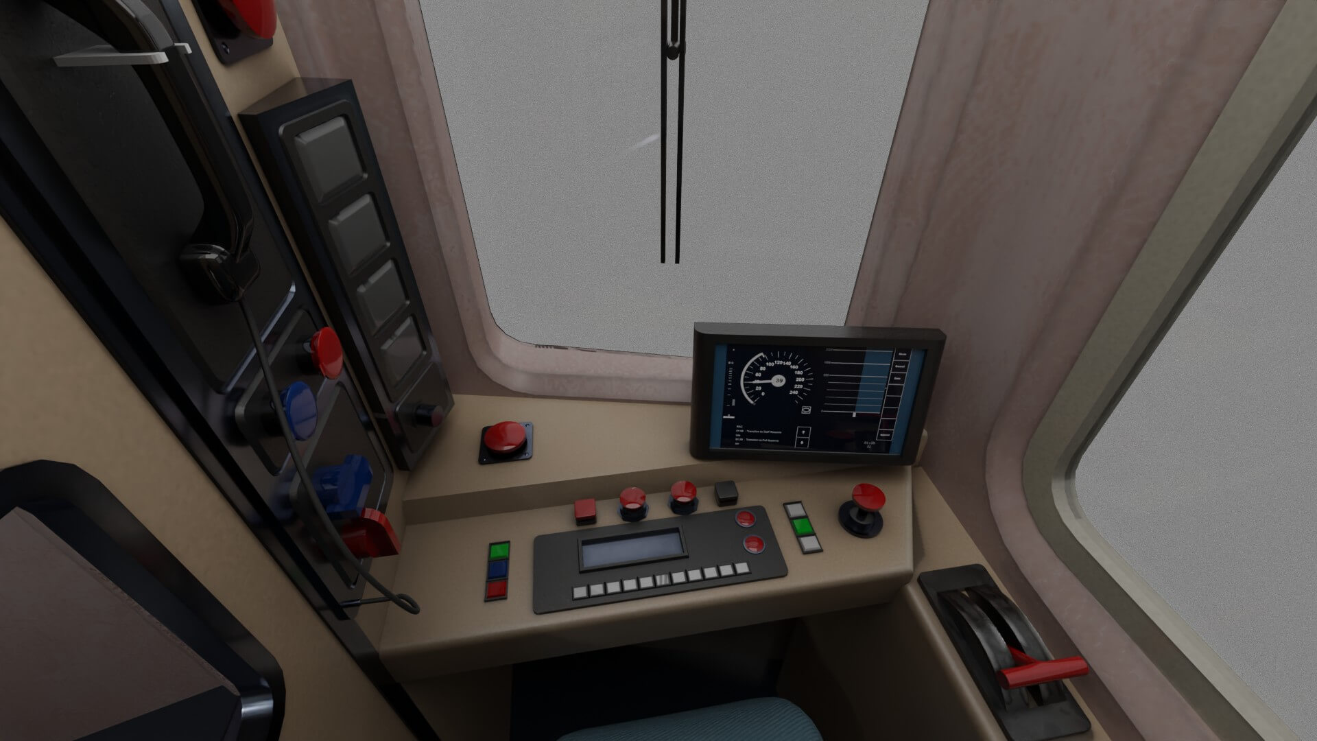 Chicago Cta Train 5000 Metro Series Low Poly 3D Model by Agungkuncoro