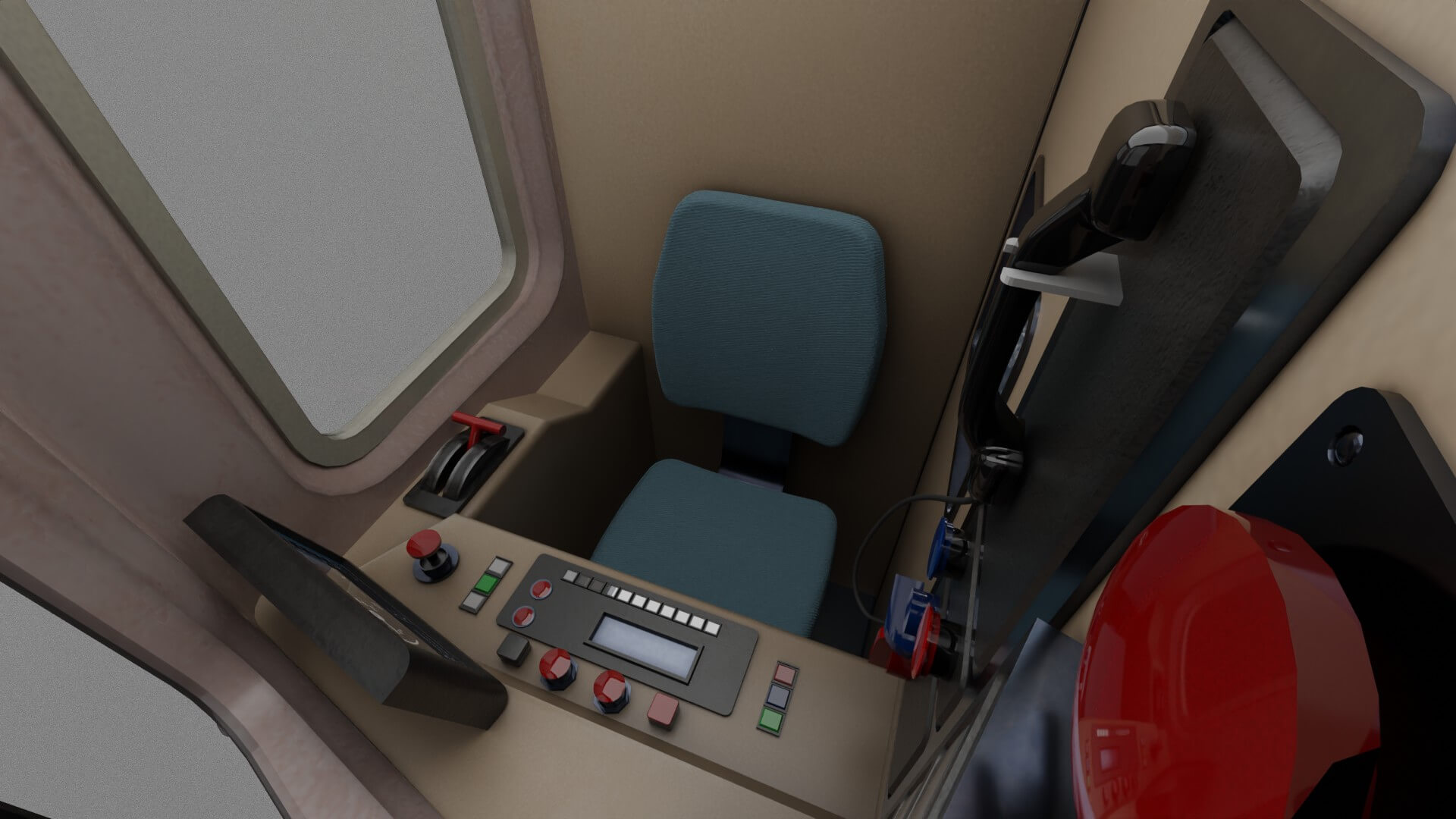 Chicago Cta Train 5000 Metro Series Low Poly 3D Model by Agungkuncoro