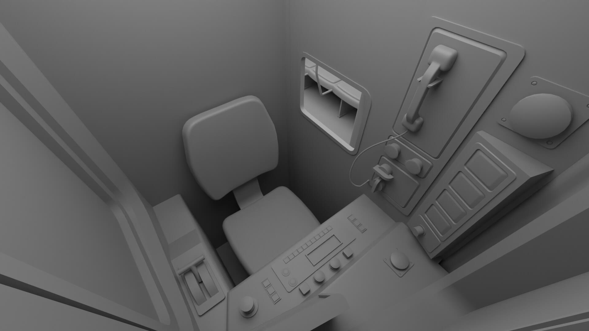 Chicago Cta Train 5000 Metro Series Low Poly 3D Model by Agungkuncoro