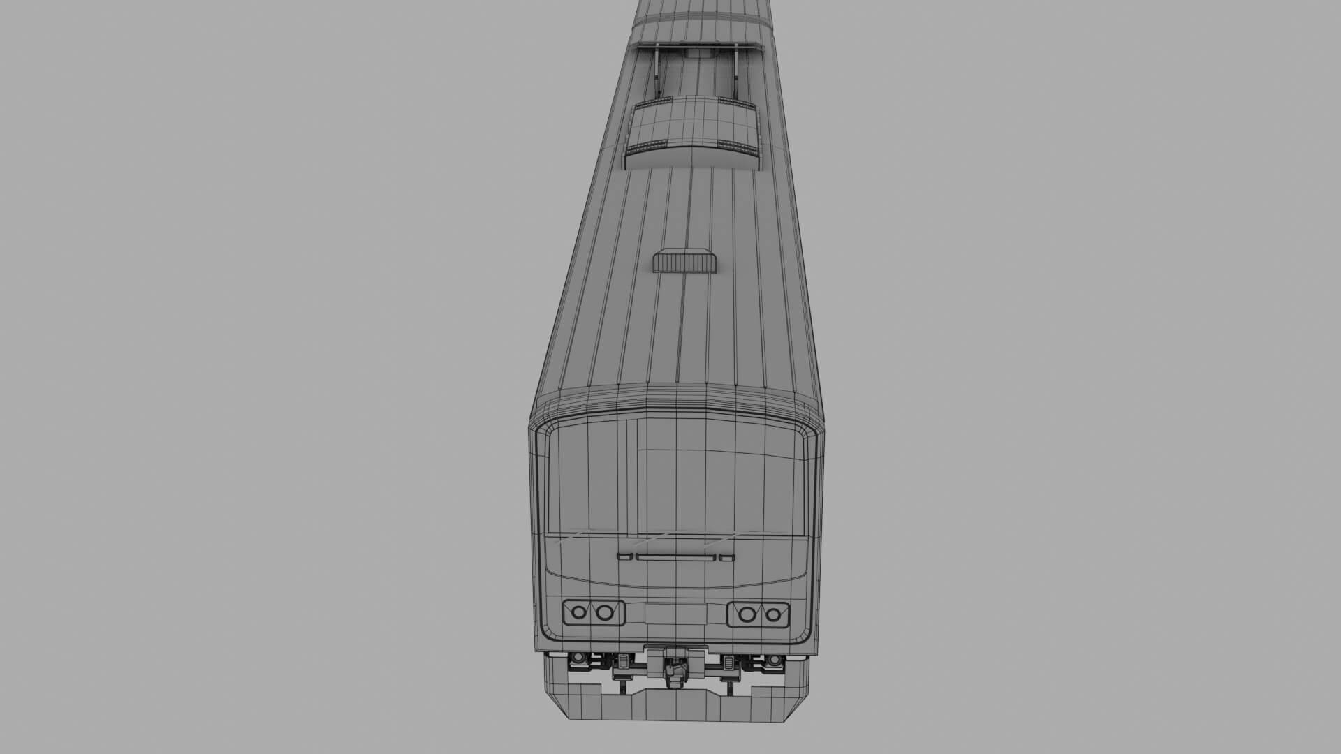 Commuter Train - 3D Model by Agungkuncoro