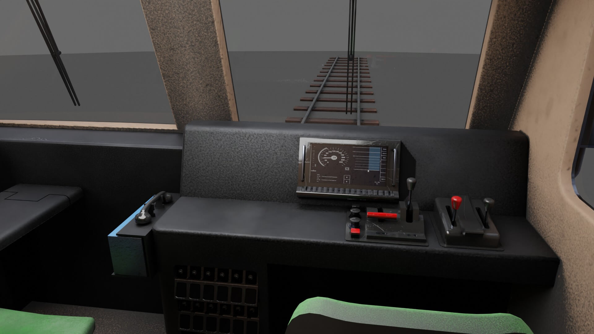 Diesel Locomotive CC 207 Low Poly 3D Model by Agungkuncoro