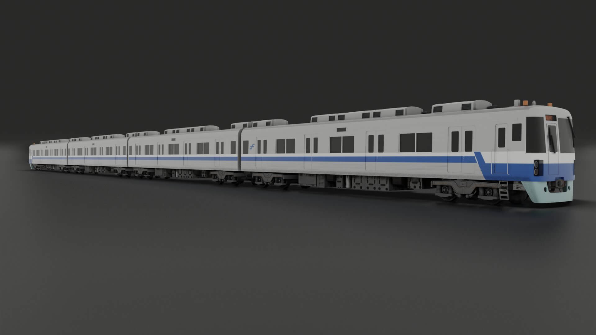 Japan Train Fukuoka Subway 1000 - 3D Model by Agungkuncoro