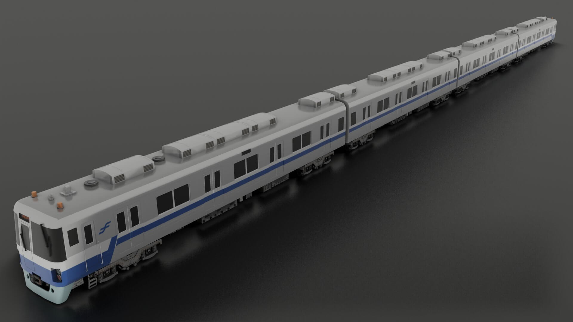 Japan Train Fukuoka Subway 1000 - 3D Model by Agungkuncoro