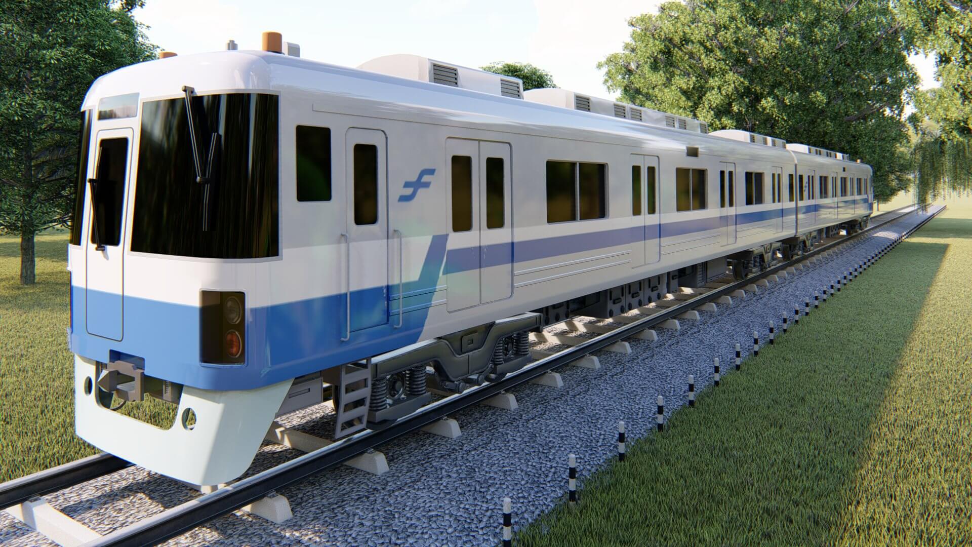 Japan Train Fukuoka Subway 1000 - 3D Model by Agungkuncoro