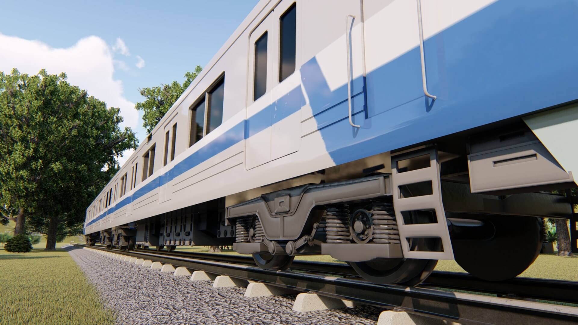 Japan Train Fukuoka Subway 1000 - 3D Model by Agungkuncoro