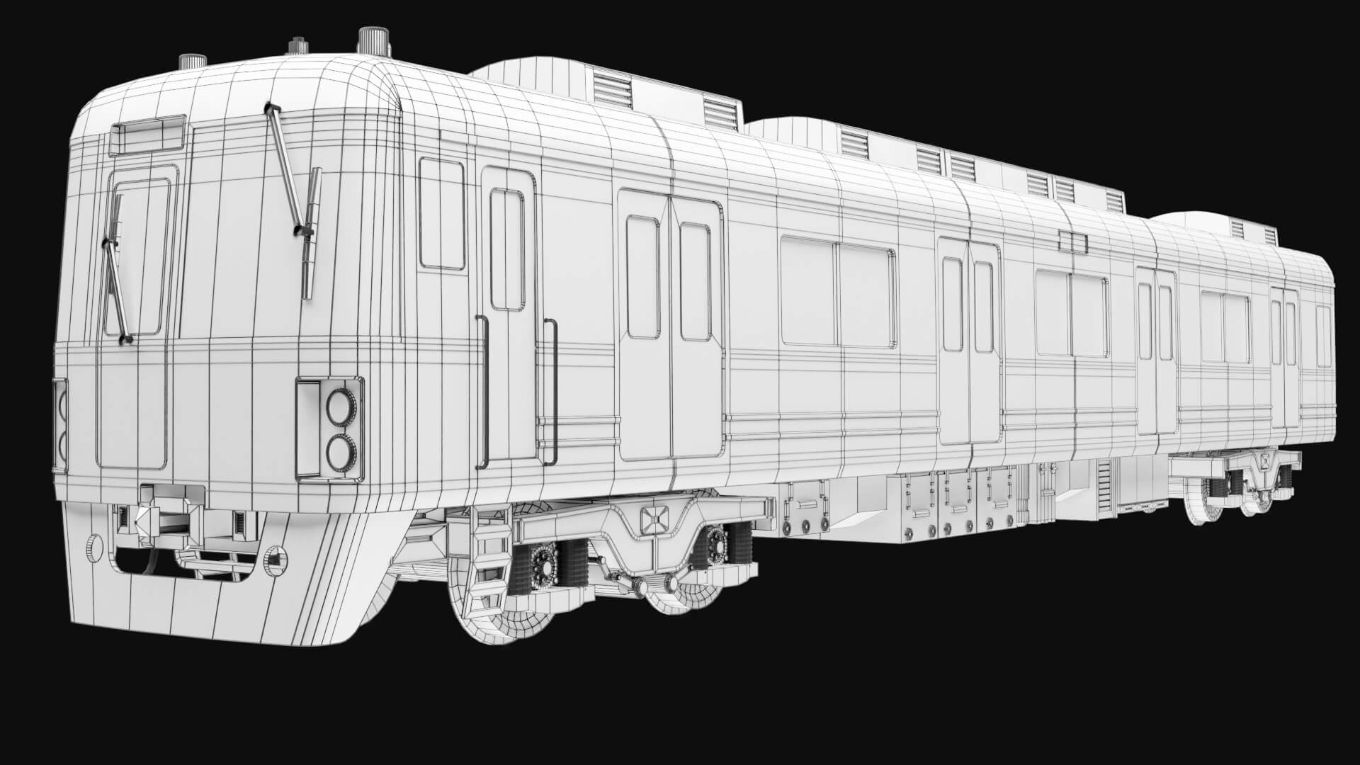 Japan Train Fukuoka Subway 1000 - 3D Model by Agungkuncoro