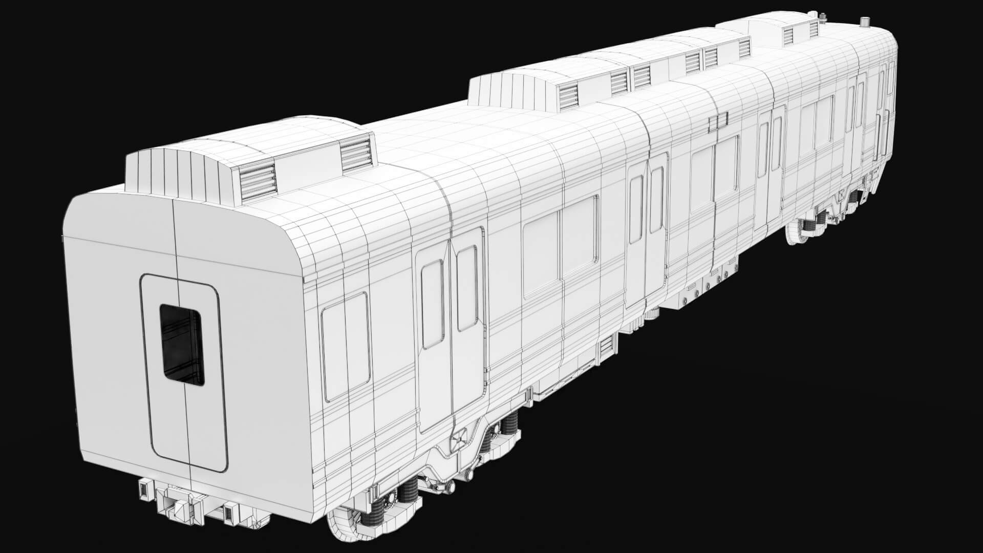 Japan Train Fukuoka Subway 1000 - 3D Model by Agungkuncoro