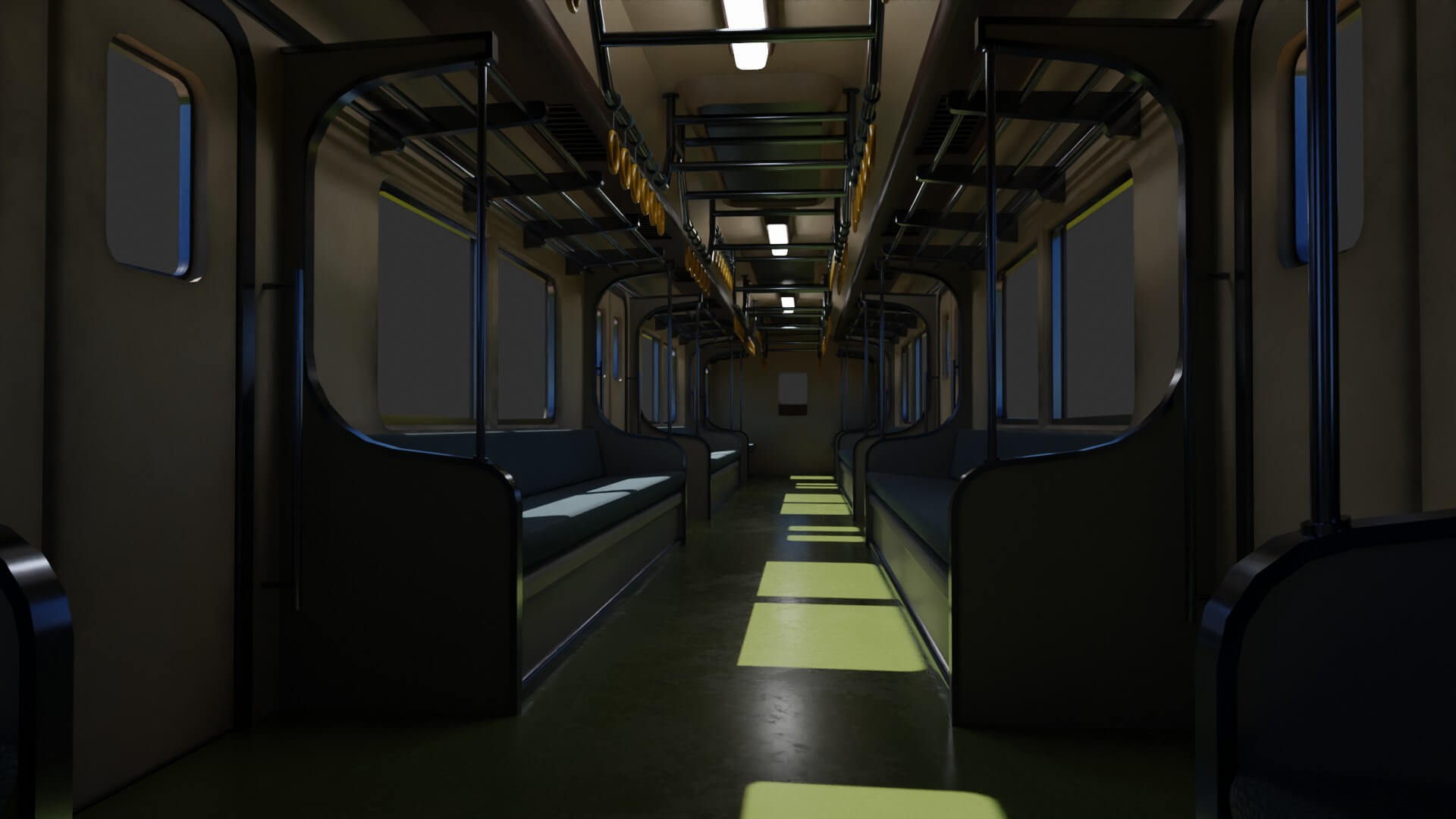 Japan Train Meitetsu 6000 Low Poly 3D Model by Agungkuncoro