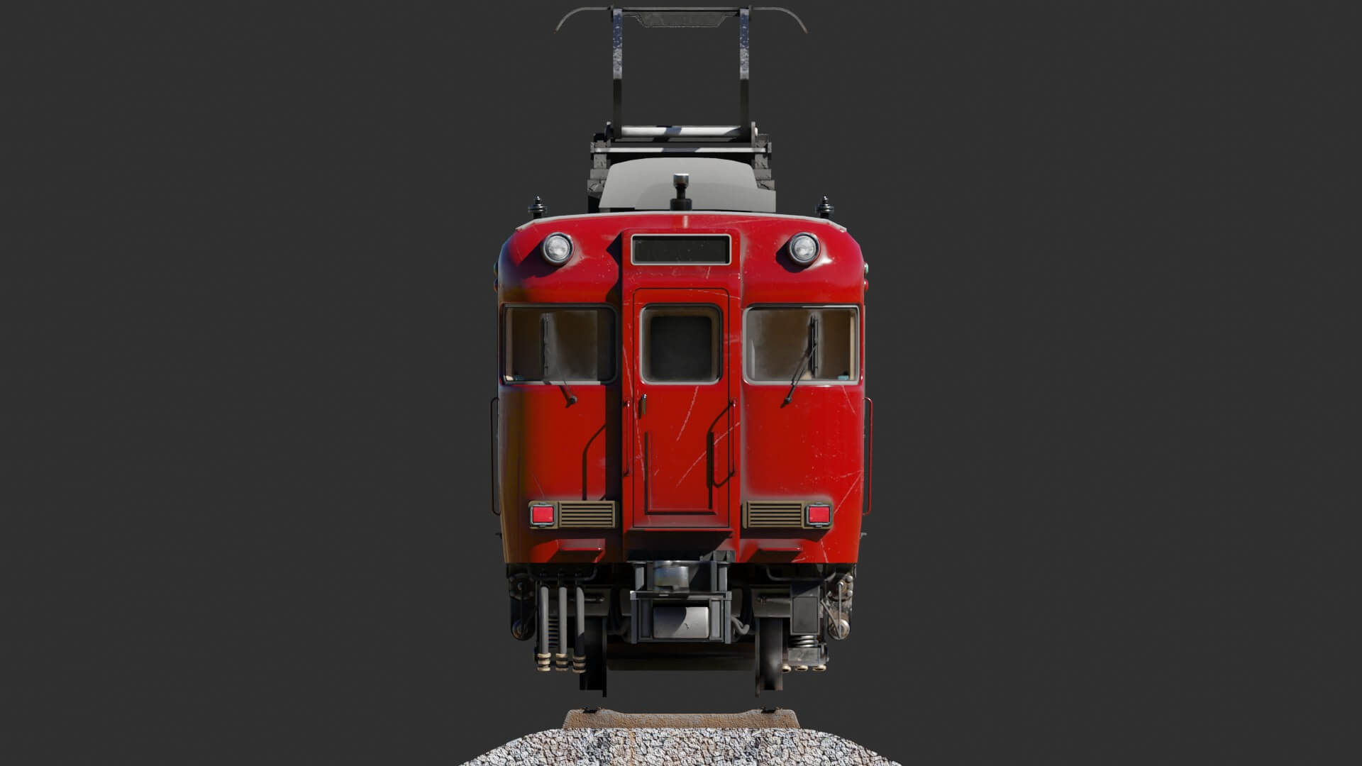 Japan Train Meitetsu 6000 Low Poly 3D Model by Agungkuncoro