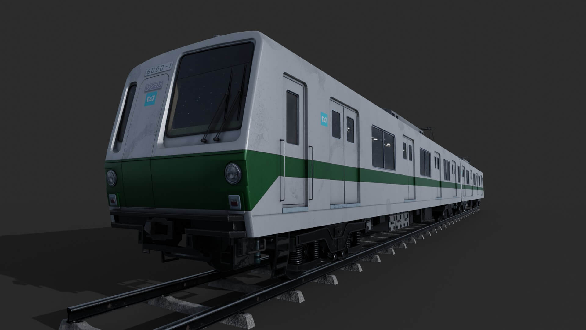 Japan Train Takyo Metro Subway 6000 - 3D Model by Agungkuncoro