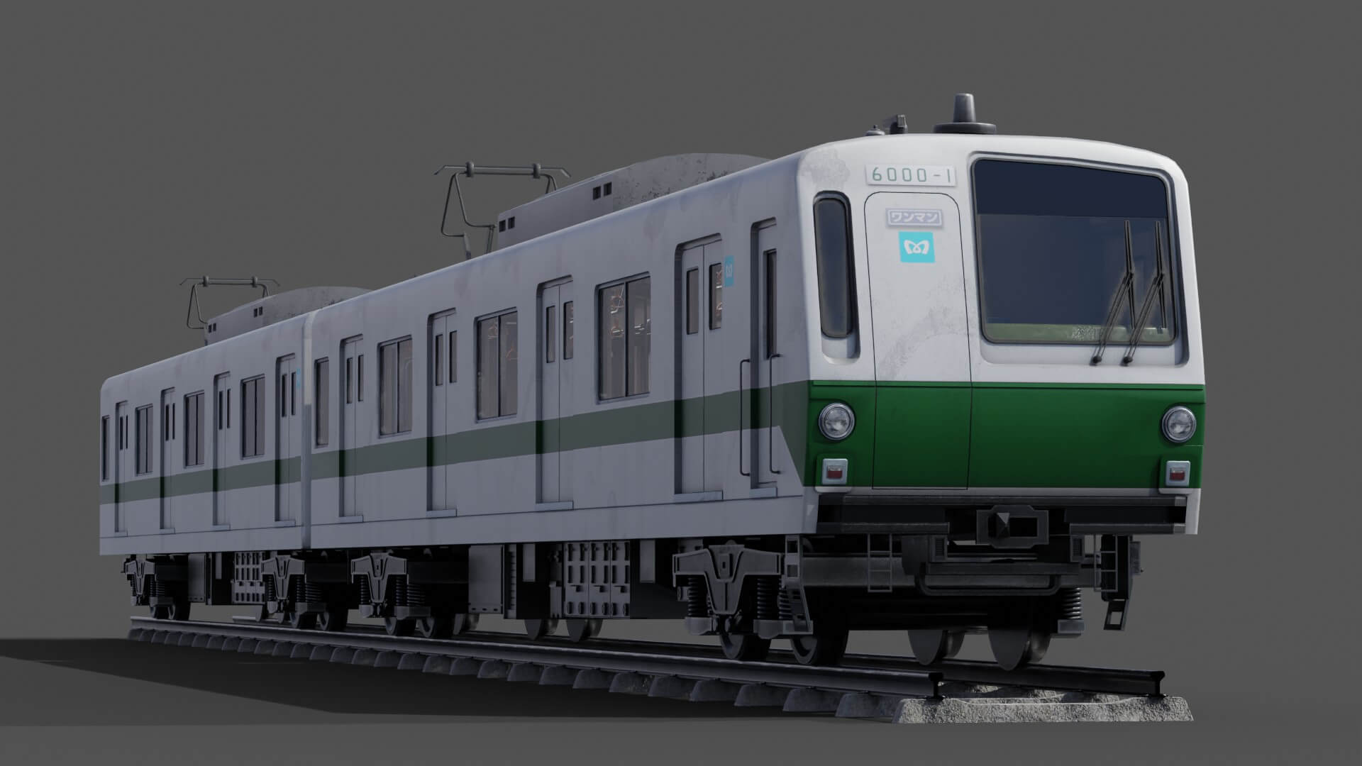 Japan Train Takyo Metro Subway 6000 - 3D Model by Agungkuncoro