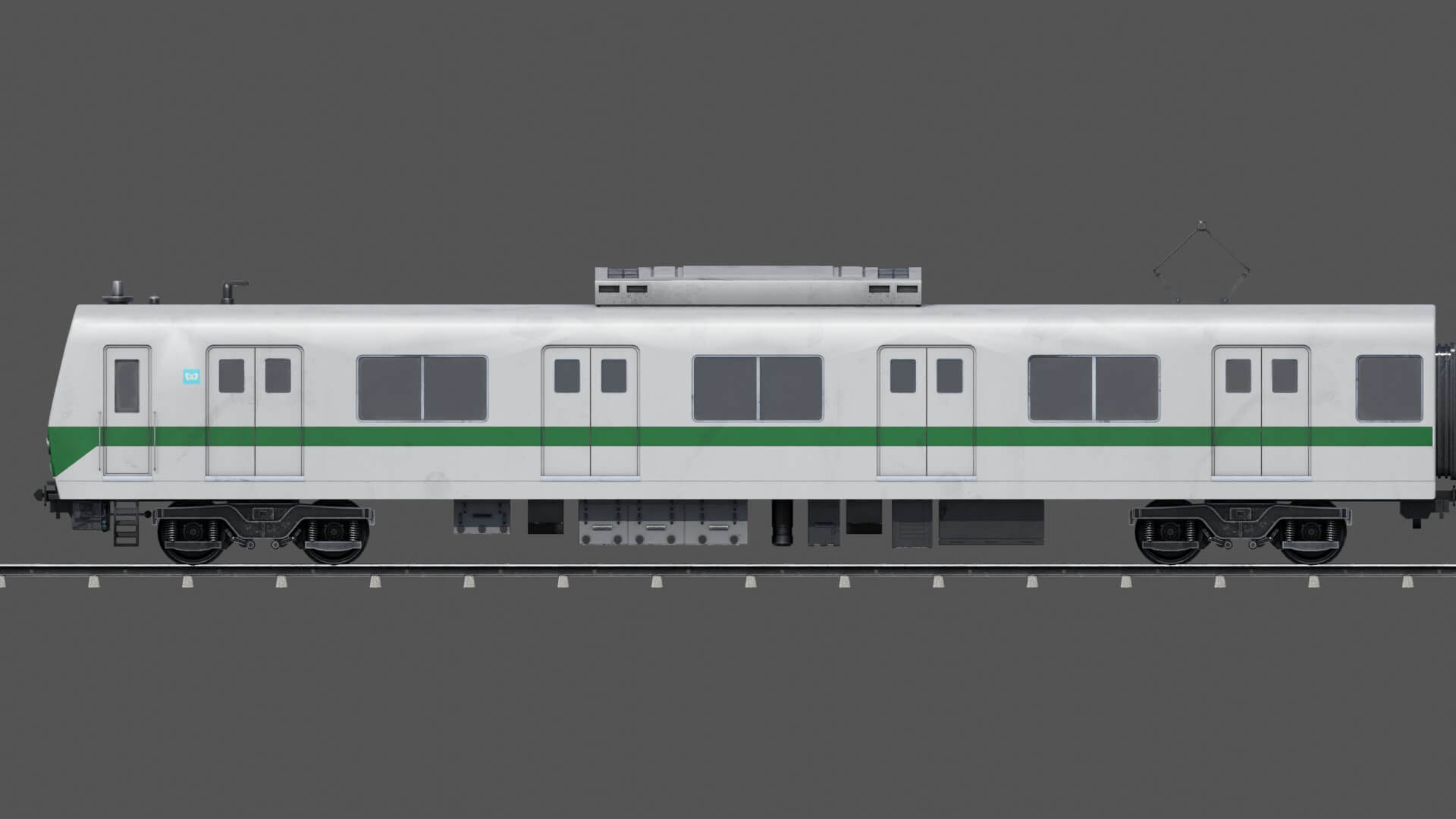 Japan Train Takyo Metro Subway 6000 - 3D Model by Agungkuncoro
