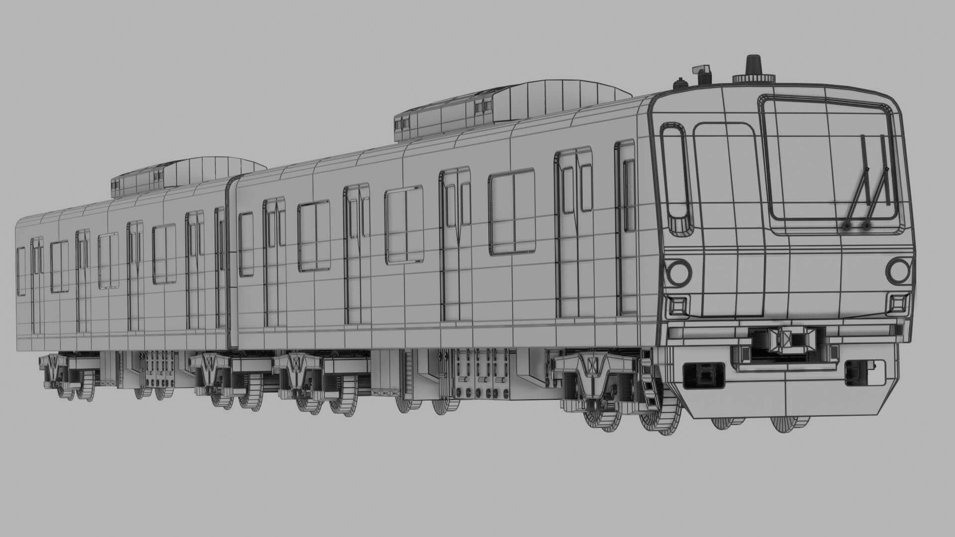 Japan Train Takyo Metro Subway 6000 - 3D Model by Agungkuncoro